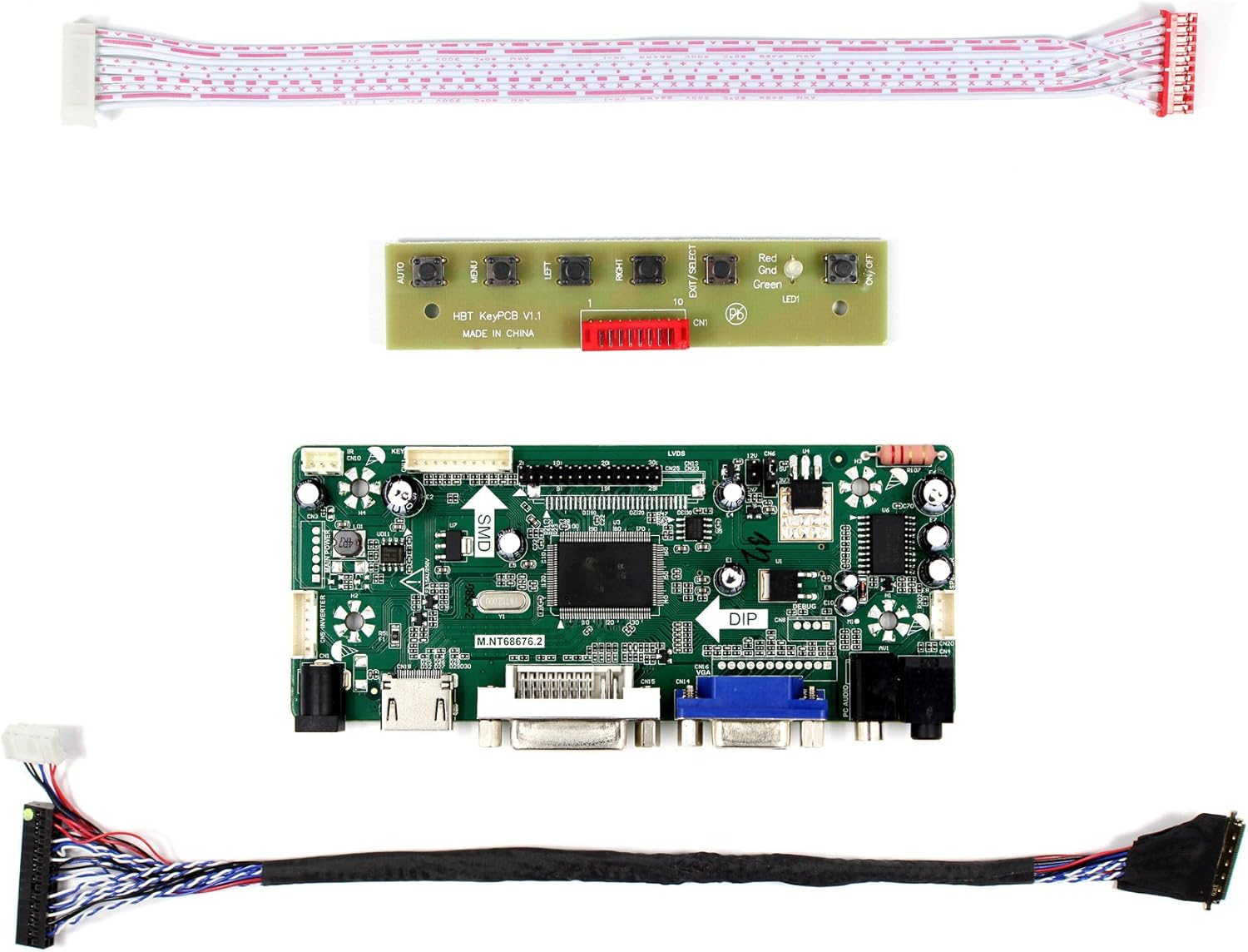 LCD Screen Driver Board Kit for 1920X1080 Panel N156HGE-LB1 with HDMI ...