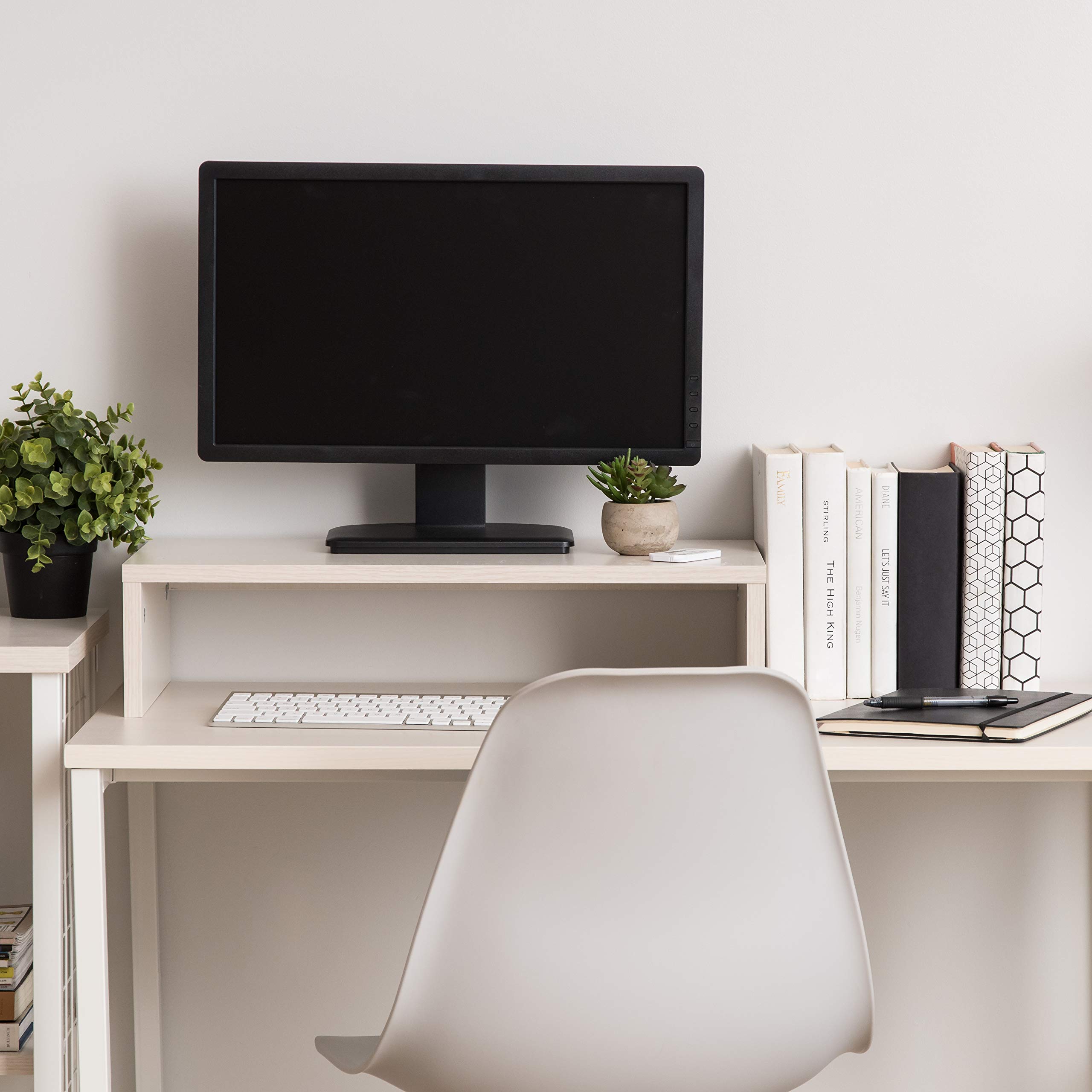 Snapklik.com : IRIS USA 1-Tier Multi-Purpose PC Monitor Organizer Stand ...