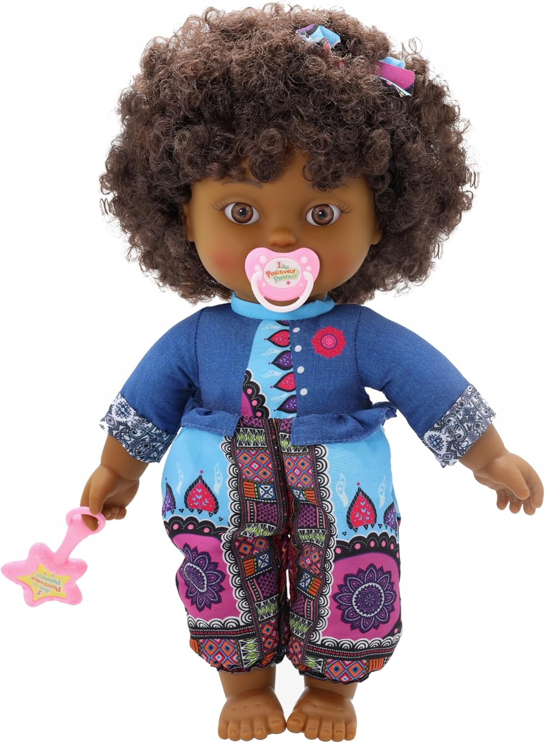 Amazon.com: Fresh Dolls Positively Perfect 14-Inch Toddler Doll - Soft ...