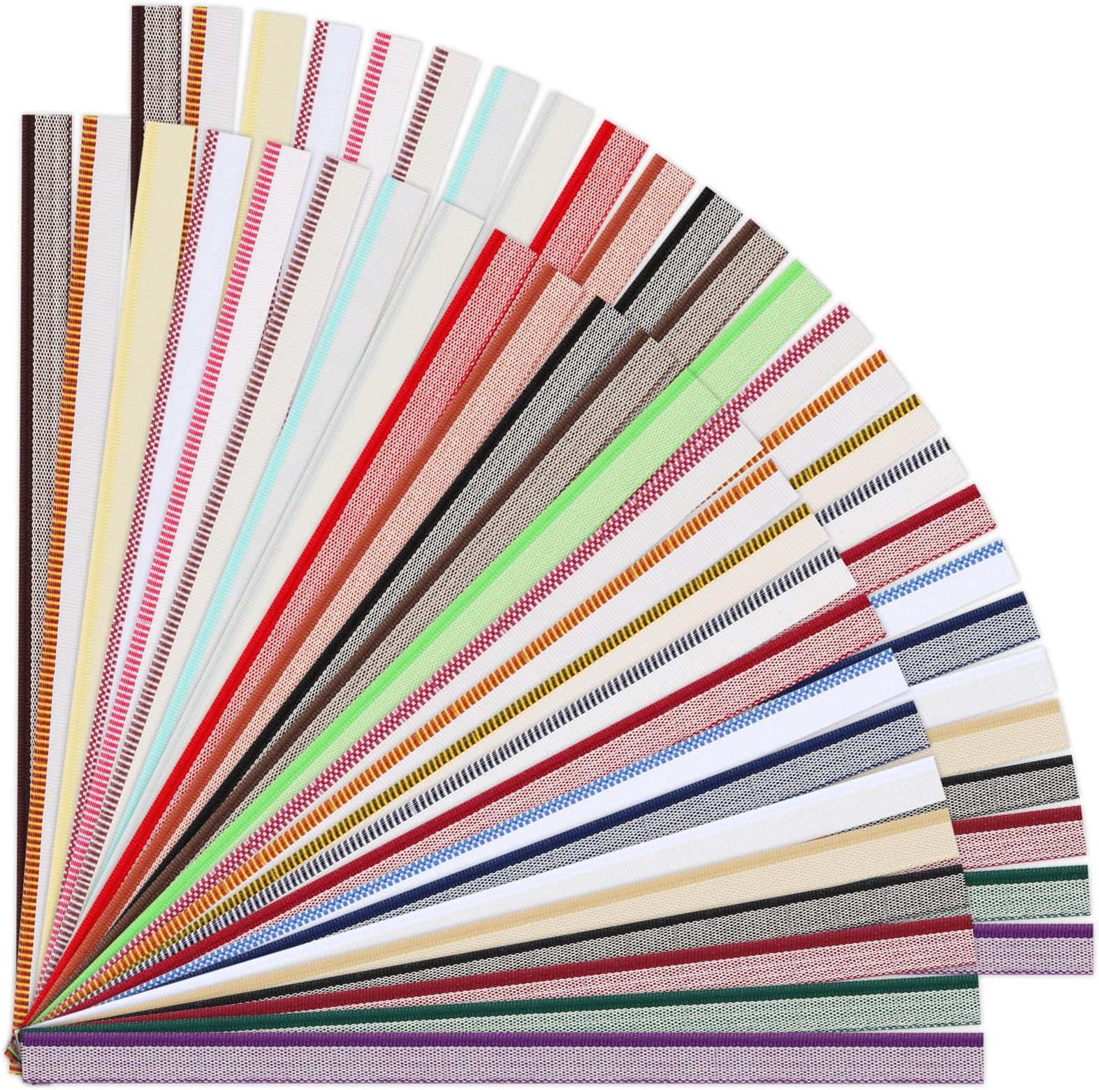 Amazon.com : 52PCS Book Binding Headbands Endbands 26 Colors 11.8 ...