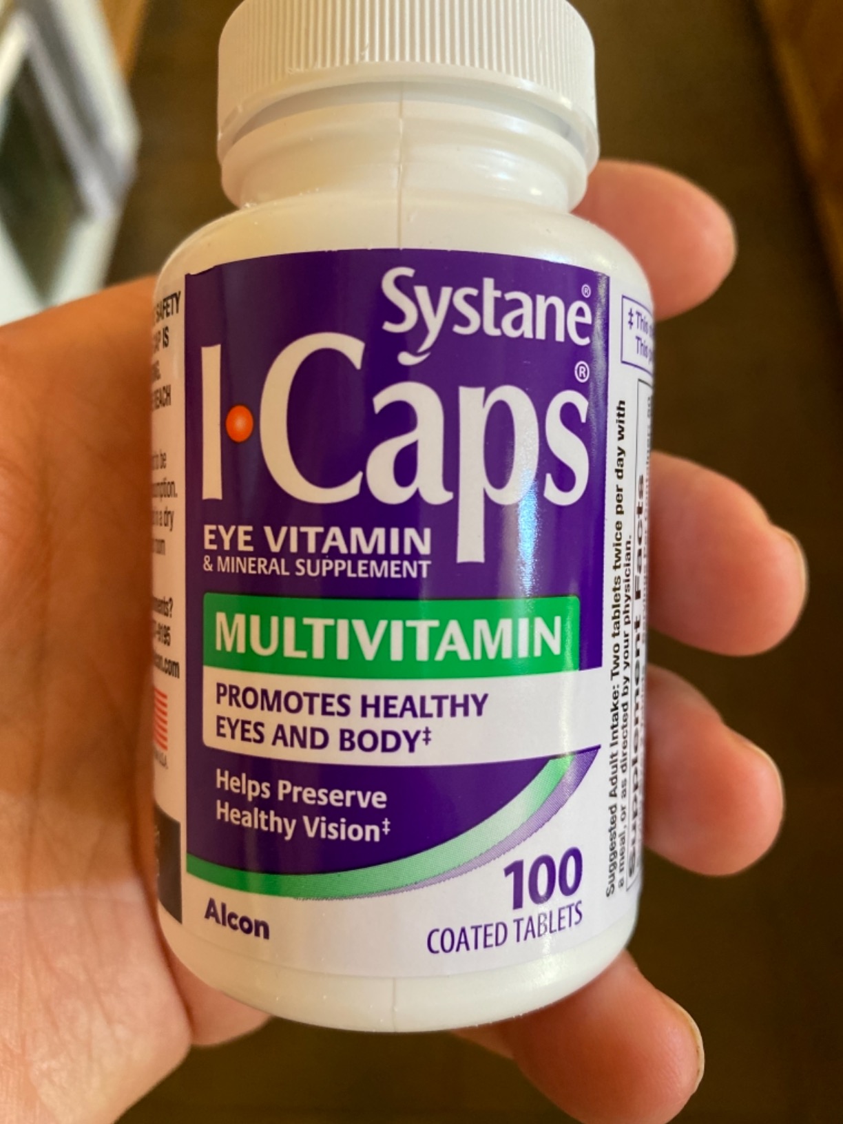 Amazon.com: ICaps MV Multivitamin Coated Tablets - 100 ct, Pack of 2 ...