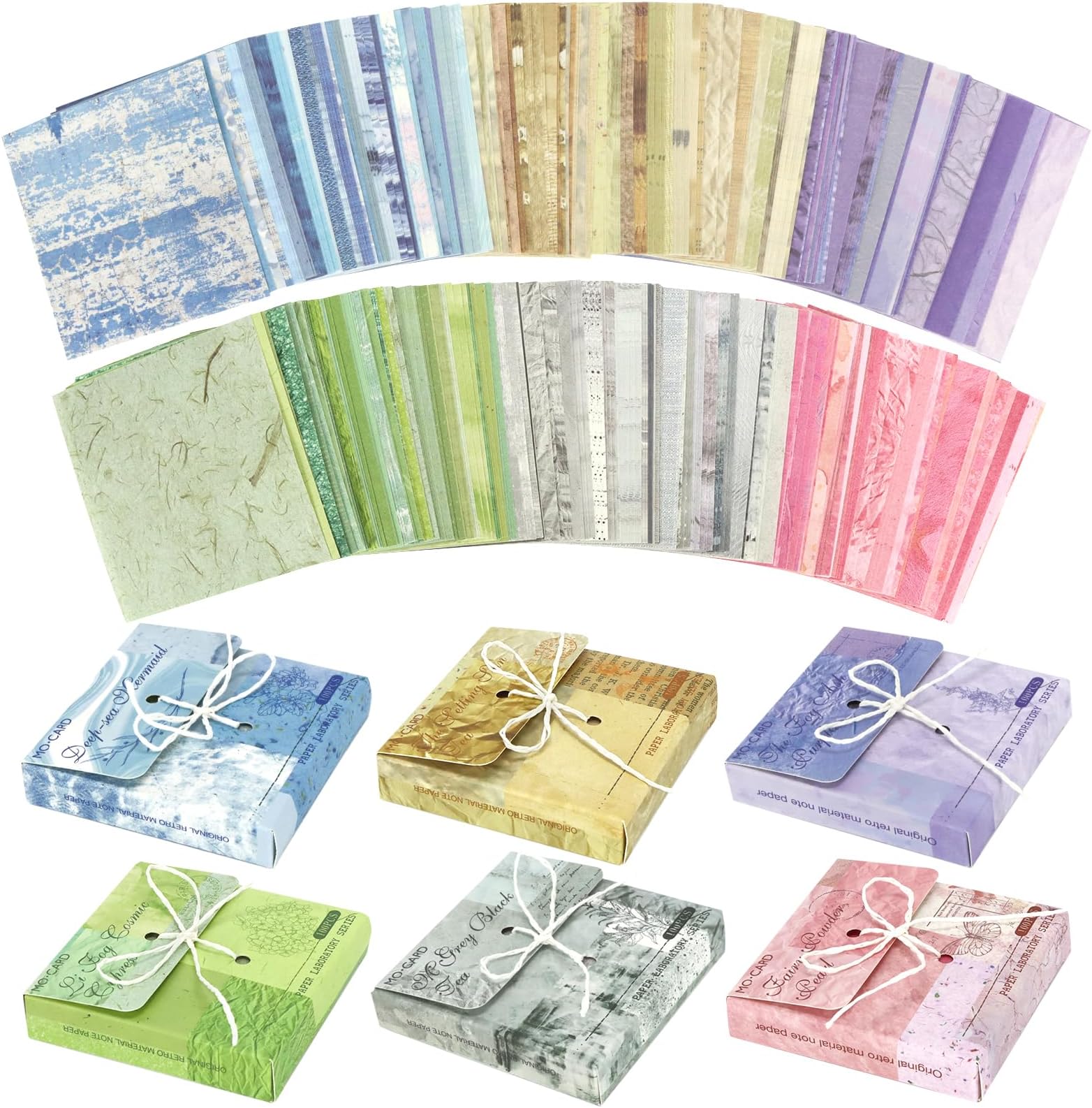 Amazon.com : Cenbee Vintage Scrapbook Paper Pack - 600 Sheets Colorful ...