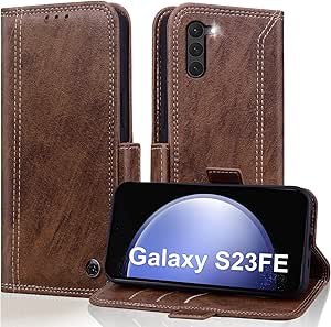 Amazon.com: Varohix Wallet Case for Samsung Galaxy S23 FE 5G with RFID Blocking Credit Card ...