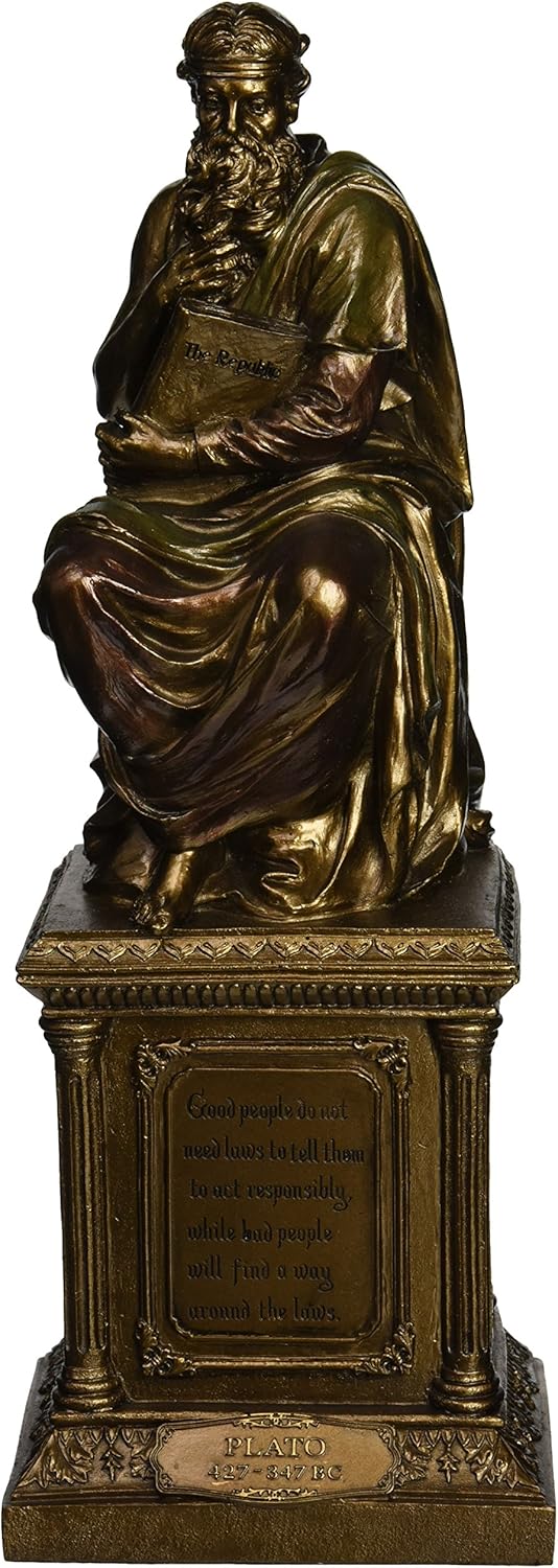 Design Toscano Plato, Master of Western Philosophy Statue : Amazon.co ...