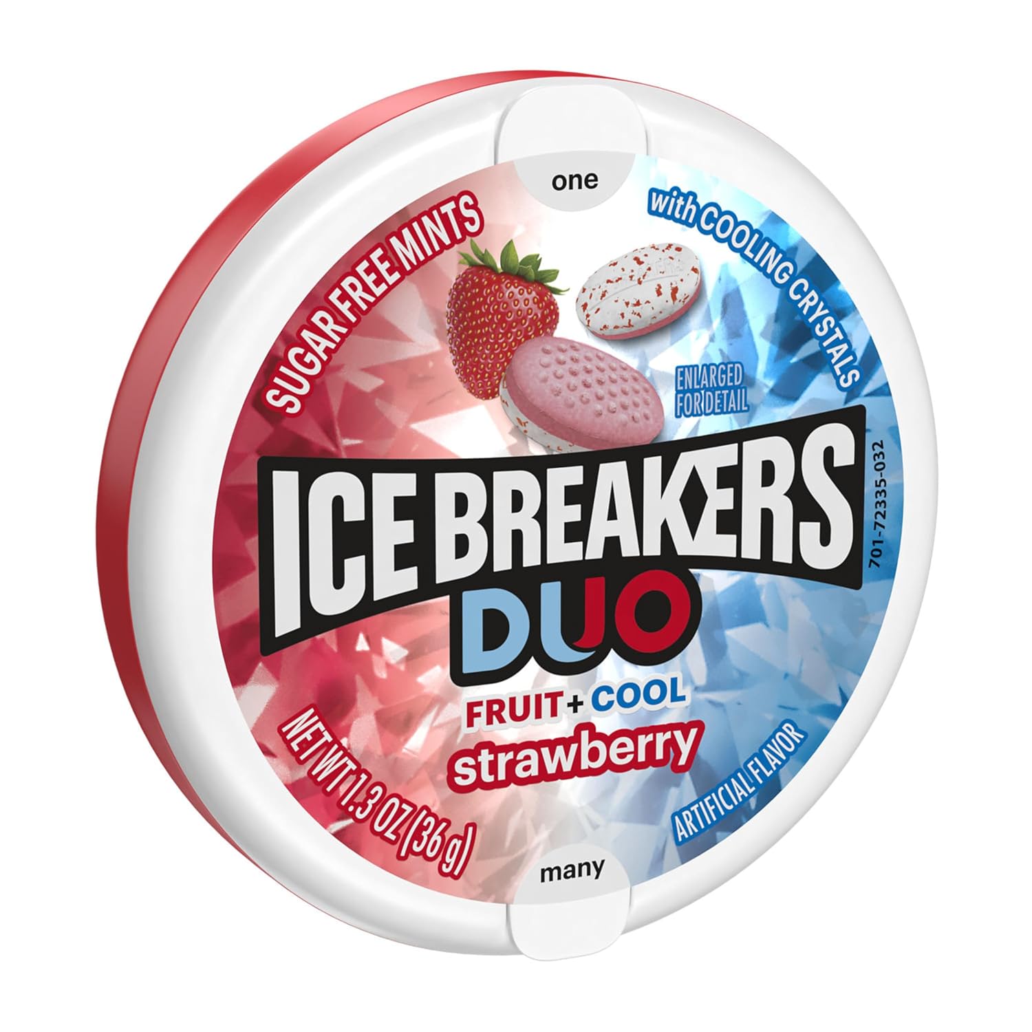 Amazon.com : ICE BREAKERS Duo Fruit Plus Cool Strawberry Sugar Free ...