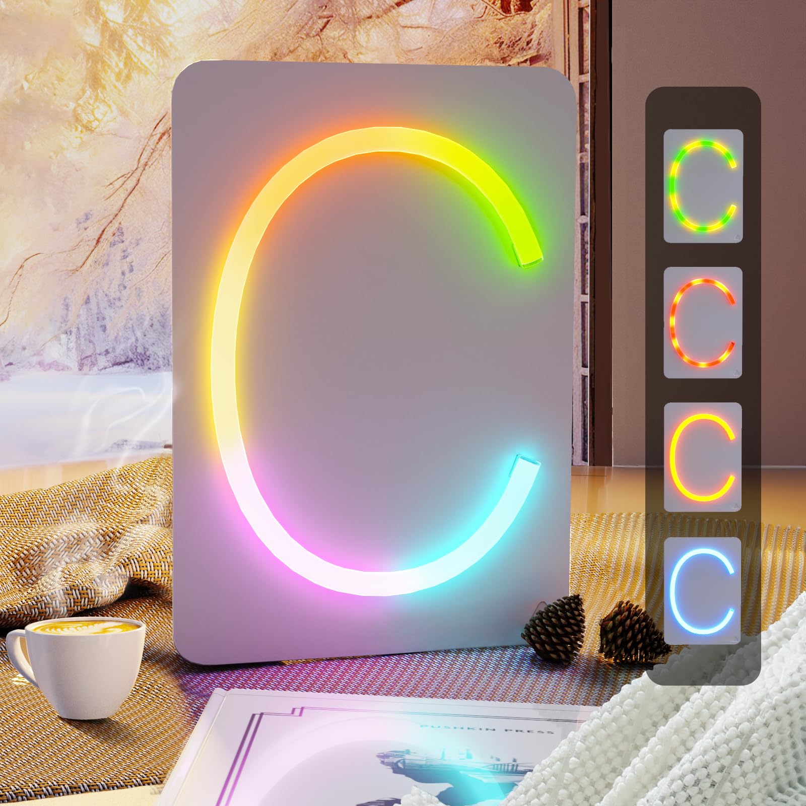 1 Adapter (Must Buy) for Max 6 Letters, Marquee Light up Letters ...