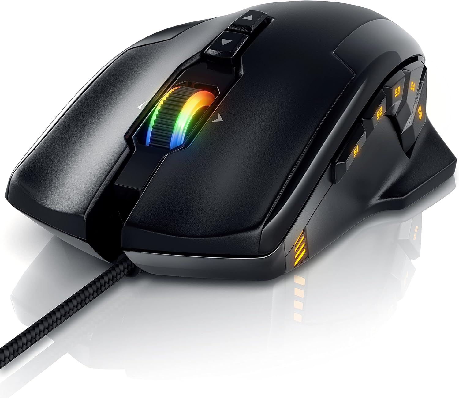 Titanwolf 10800 DPI Rat n MMO Gaming Laser Mouse 12 Teclas Titanwolf 10800 DPI Rat n MMO Gaming Laser Mouse 12 Teclas