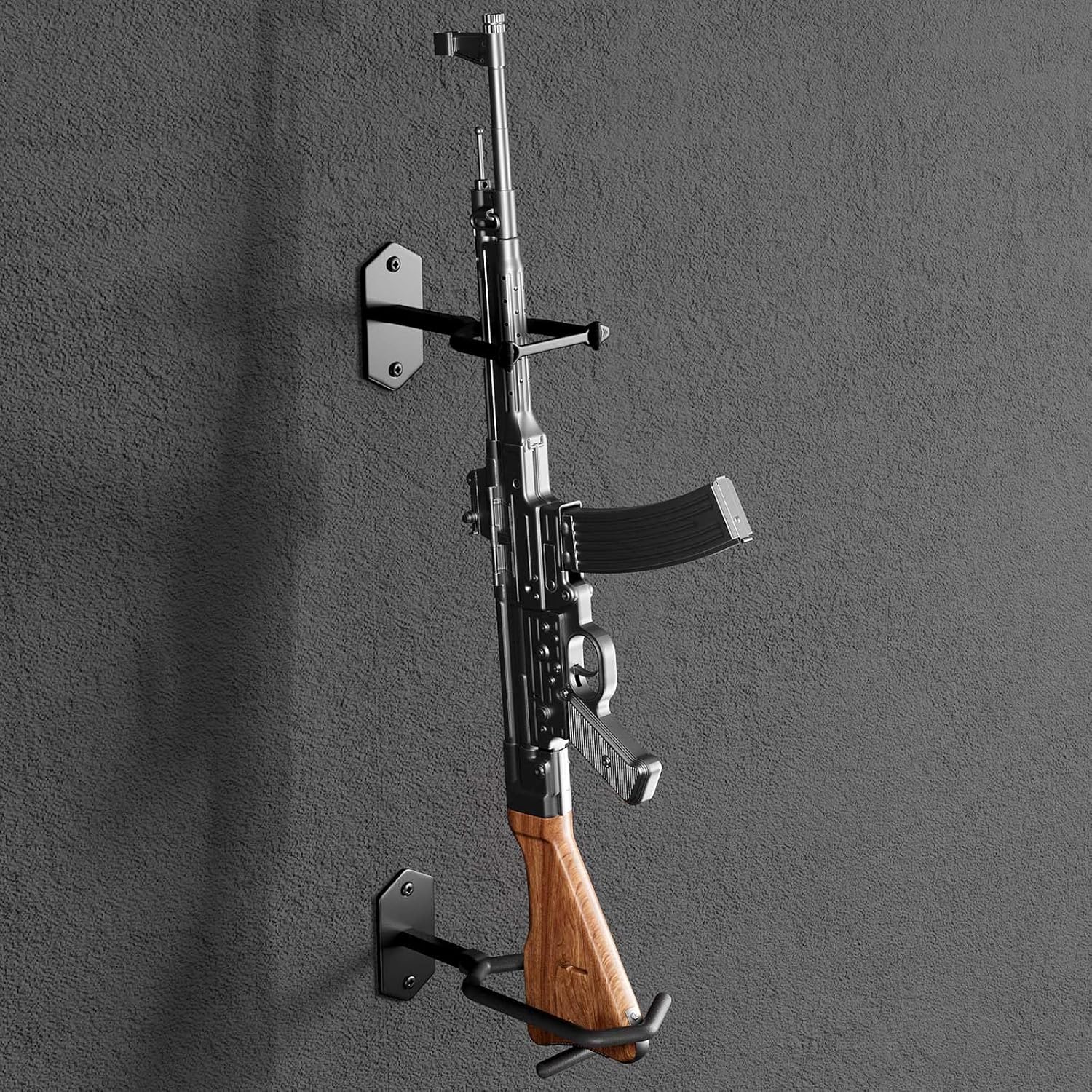 Amazon.com: BlackSmith Gun Rack Wall Mount Shotgun Rifle Rack Heavy ...