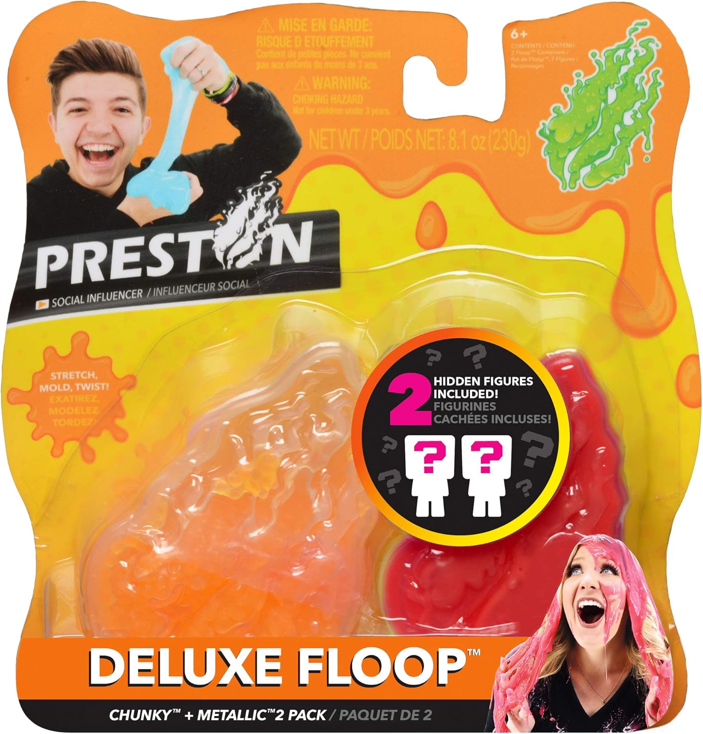 Preston Deluxe Floop Chunky + Metallic 2 Pack : Amazon.com.au: Toys & Games
