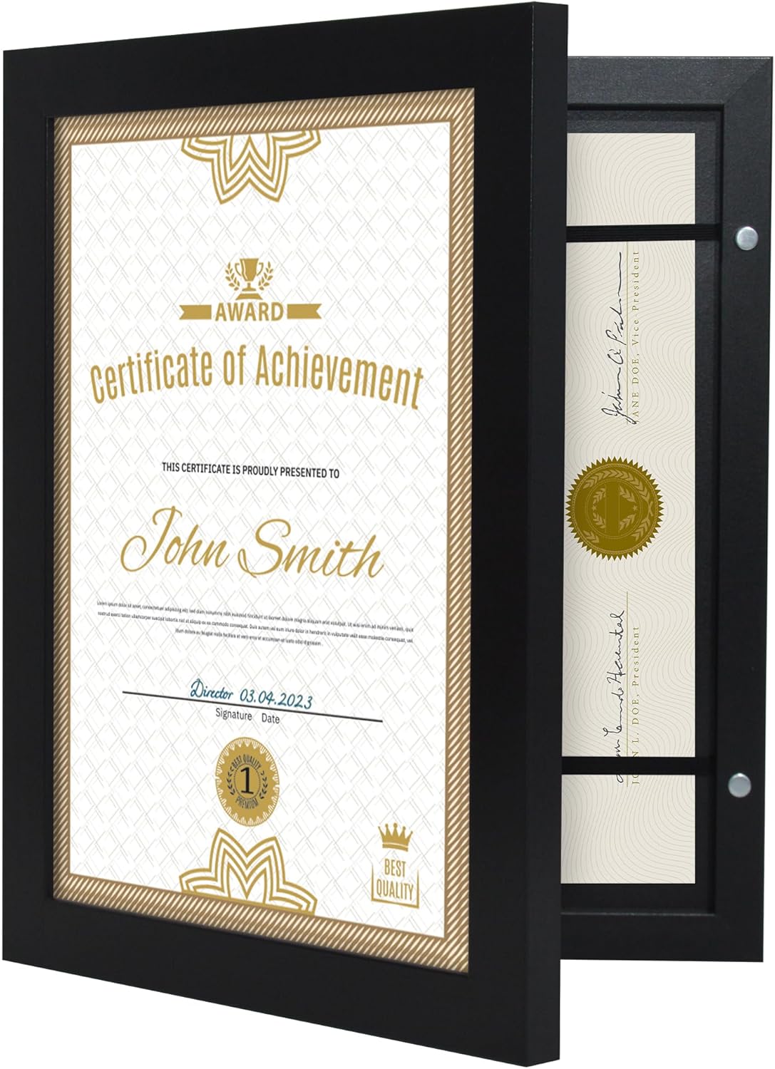 Amazon.com - Americanflat 8.5x11 Diploma Frame with Storage - Quick ...