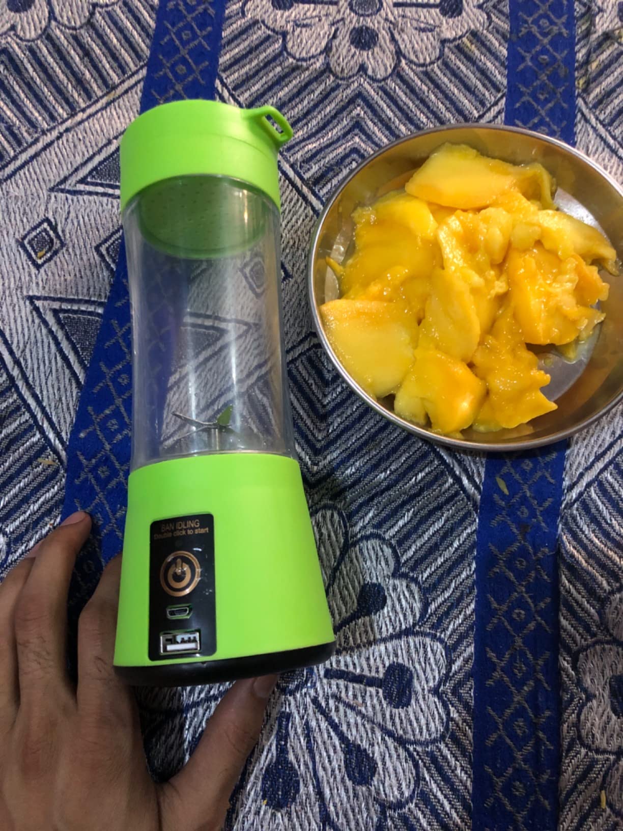 Farberware 6 Blades Juicer Rechargeable Portable Electric USB Juicer ...