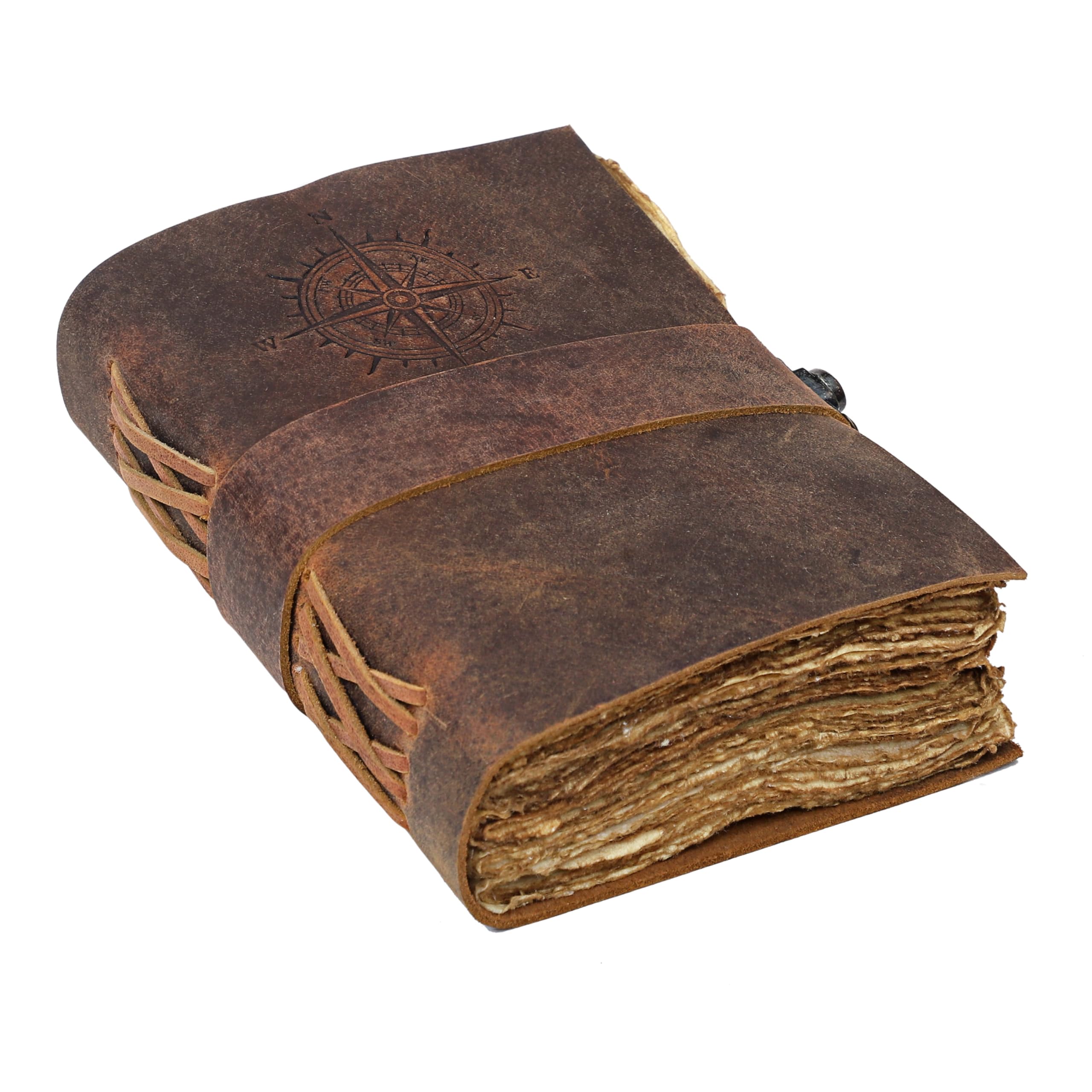Amazon.com : Compass Leather Journal, Traveler's Notebook for Writing ...