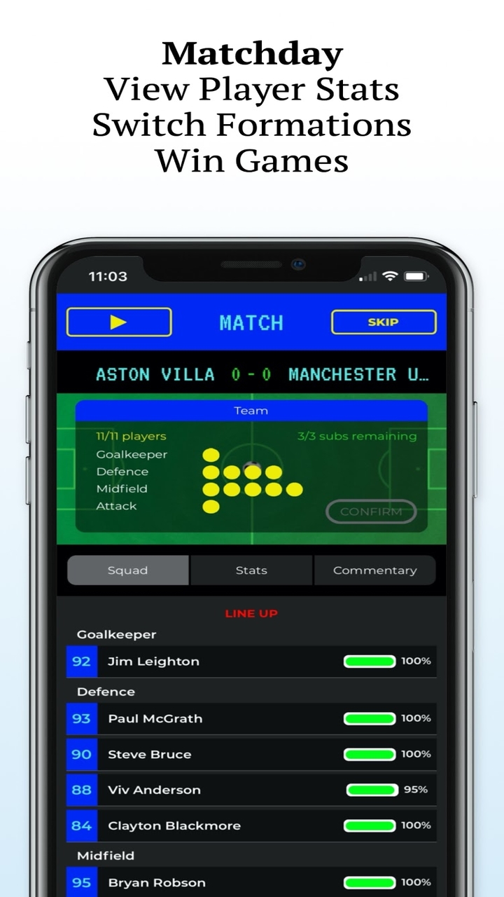 Retro Football Management - Be a Football Manager - App on the Amazon ...