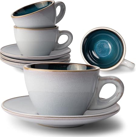 Cappuccinotassen Mit Unterteller