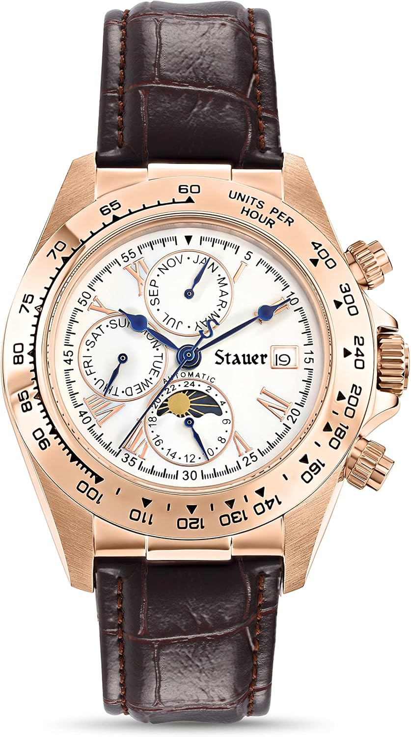 Amazon.com: Stauer Speedway Automatic Watch for Men – Iconic Design ...