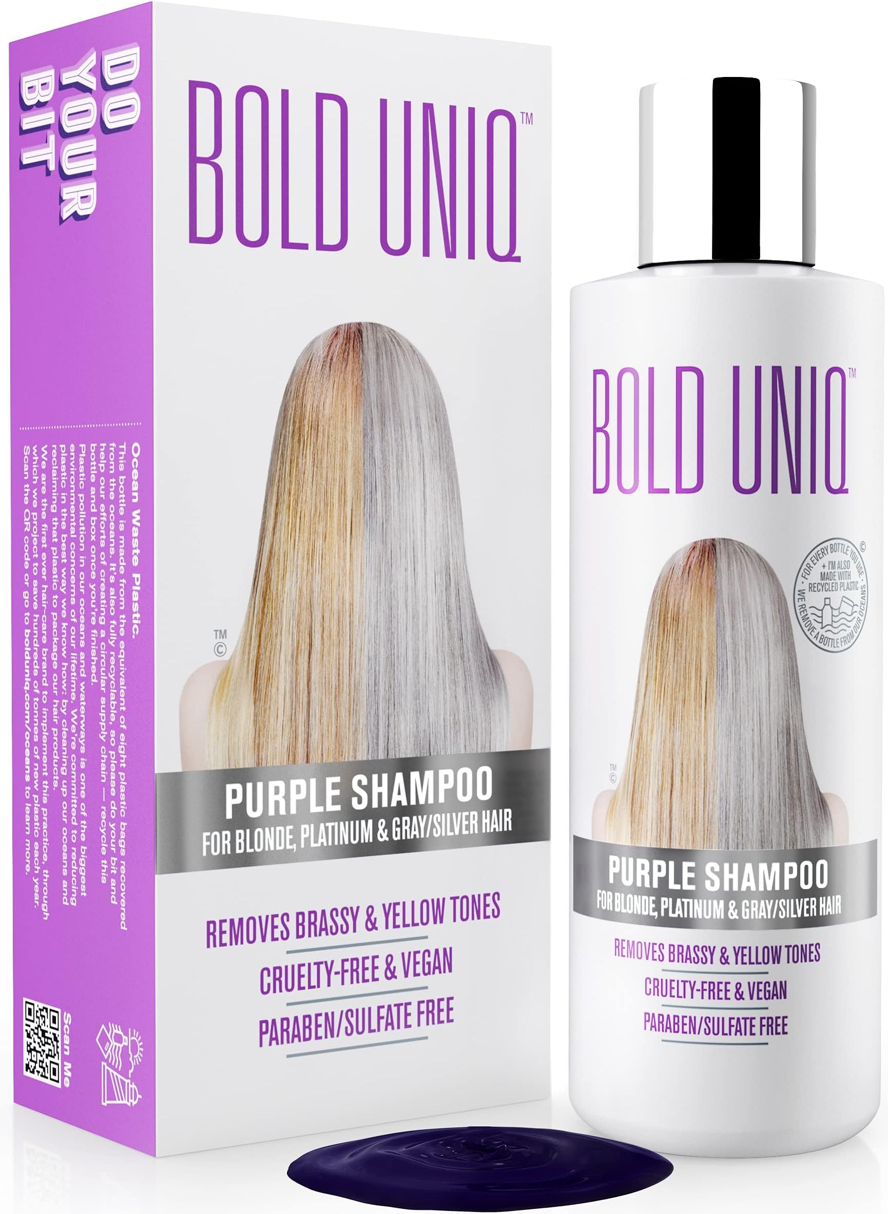 Amazon.com : PROVOKE Touch of Silver Brightening Shampoo : Hair ...
