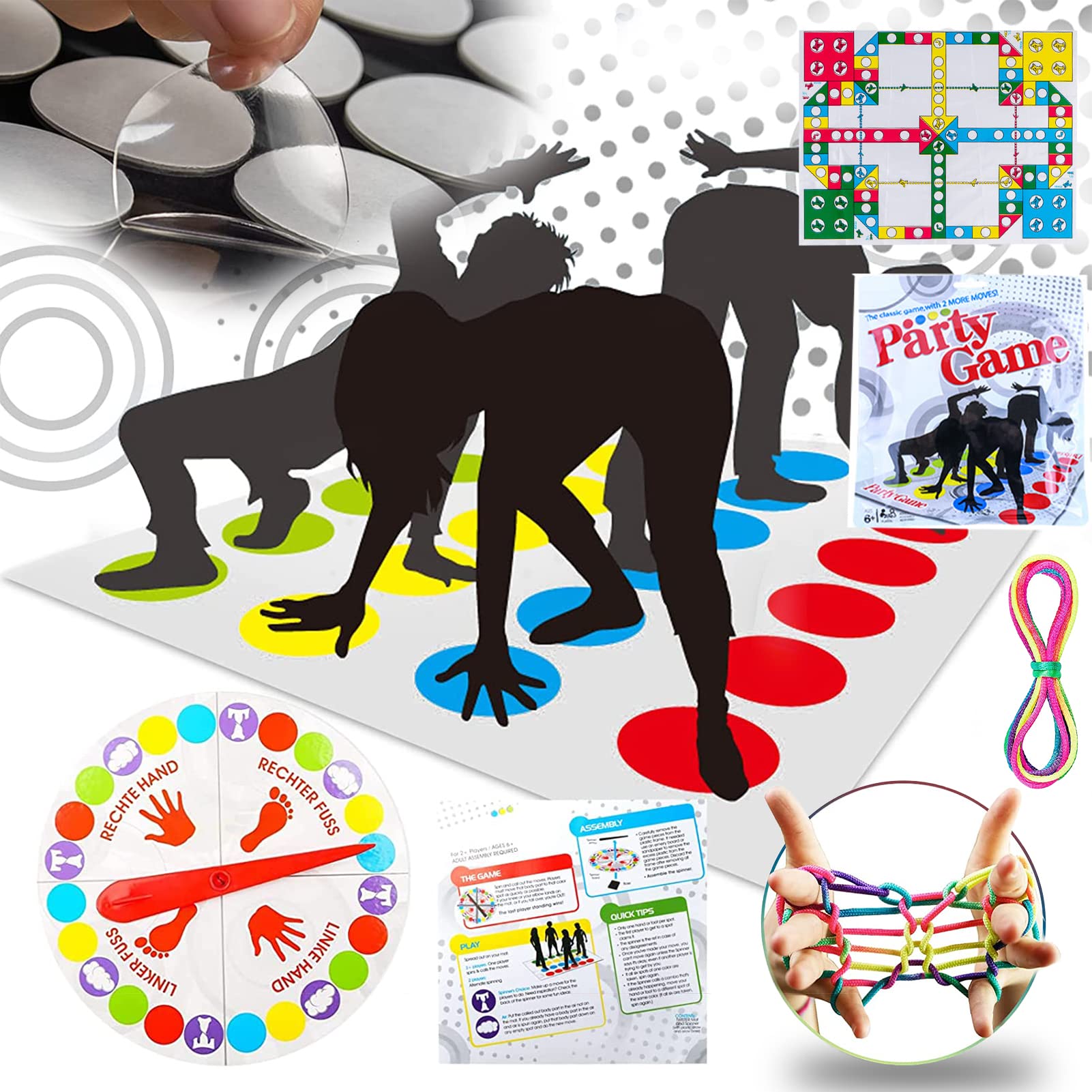 Buy Twisting Game For Kids Floor Game With Play Mat Games For Kids ...