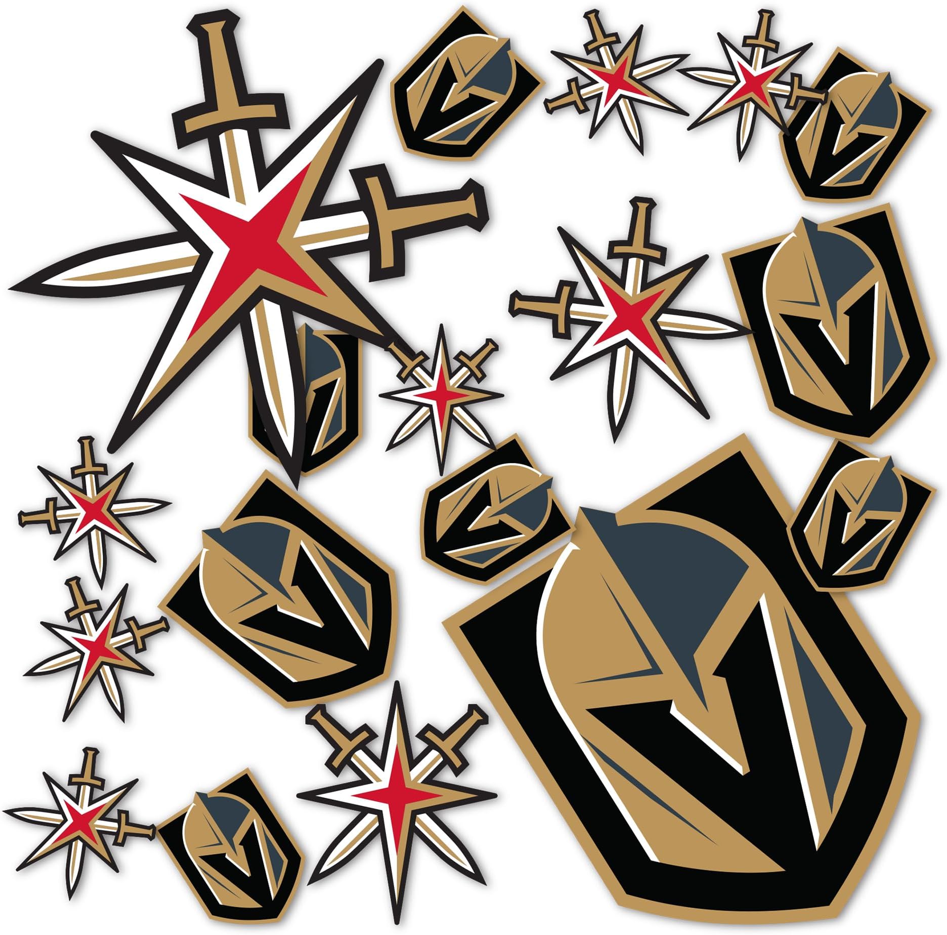 Amazon.com: 30 PCS Vegas American Golden Knights Hockey Stickers for ...