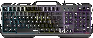 Amazon.com: Speedlink ORIOS Metal Gaming Keyboard with RGB LED Lighting ...