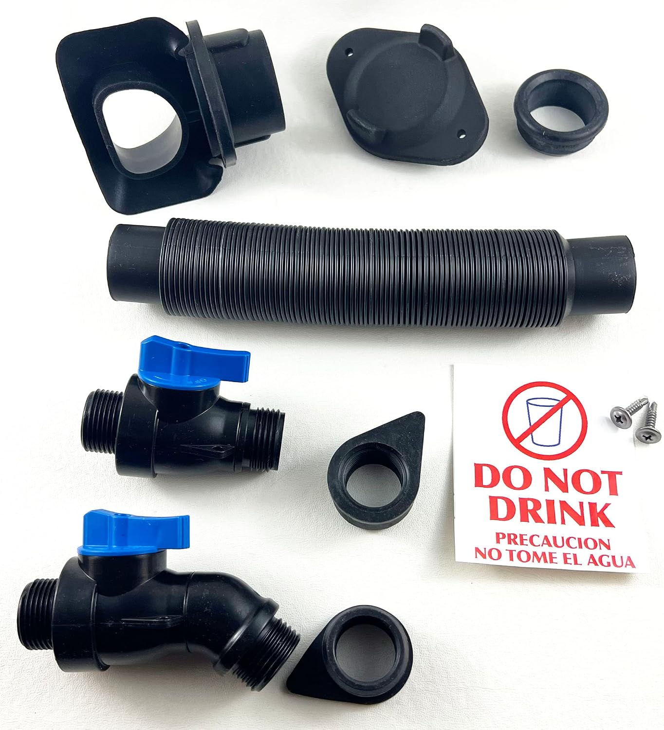 Amazon.com : Rain Harvesting Rain Barrel Kit EarthMinded for 2x3 inch ...