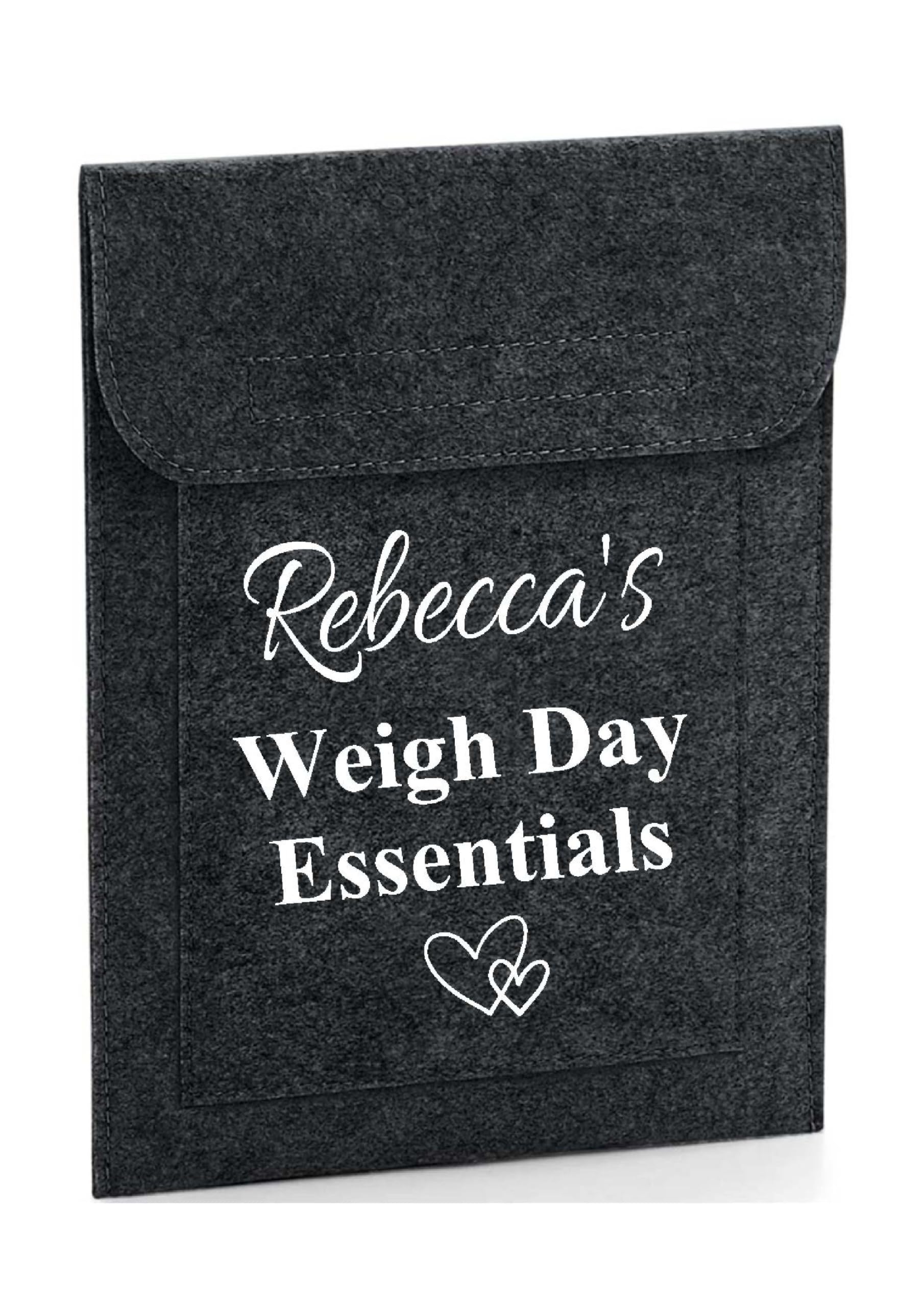 Personalised Weigh Day Essentials Folder Bag : Amazon.co.uk: Stationery ...