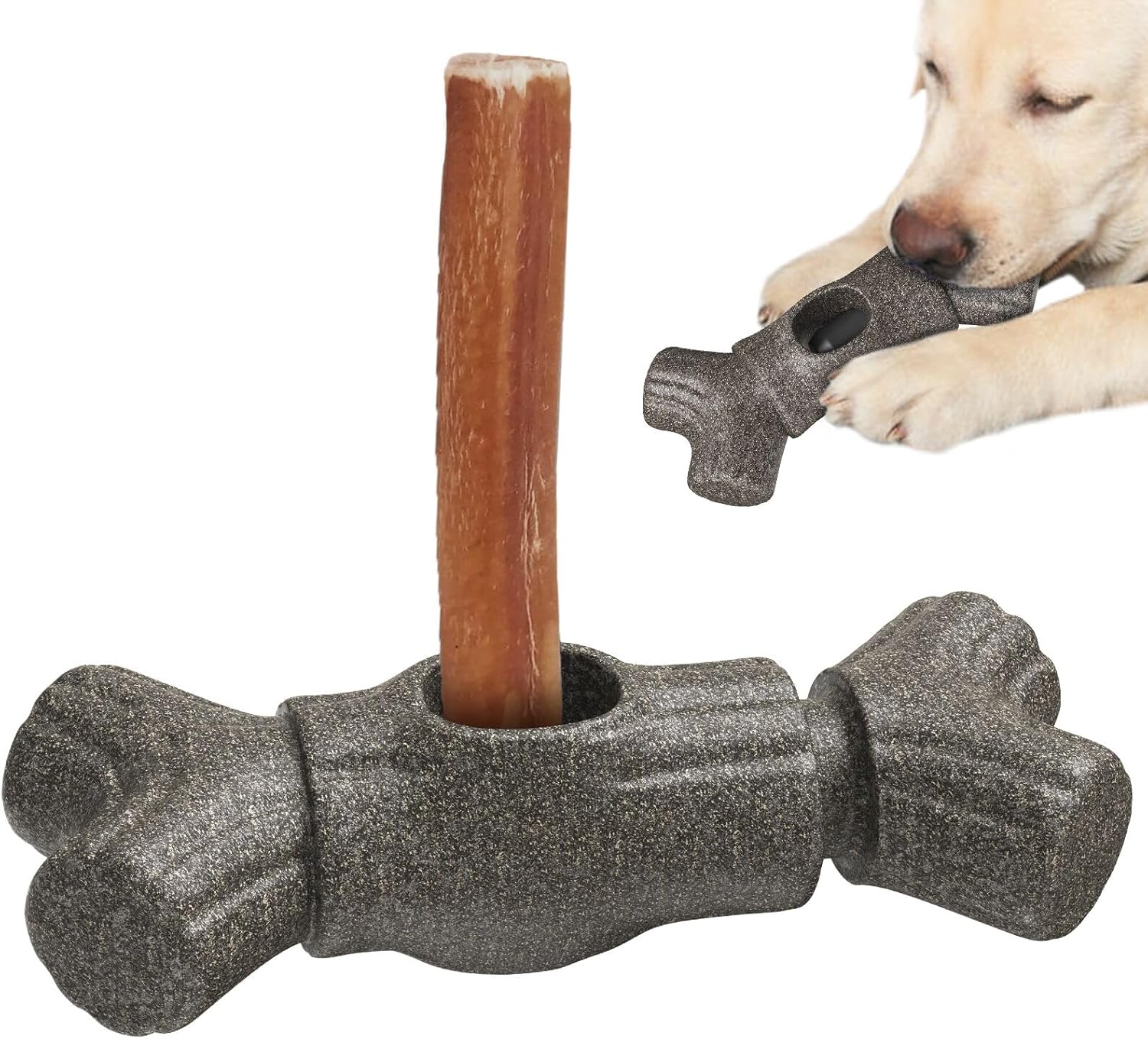 Amazon.com : Dog Bully Stick Holder Safety Device Indestructible Sturdy ...
