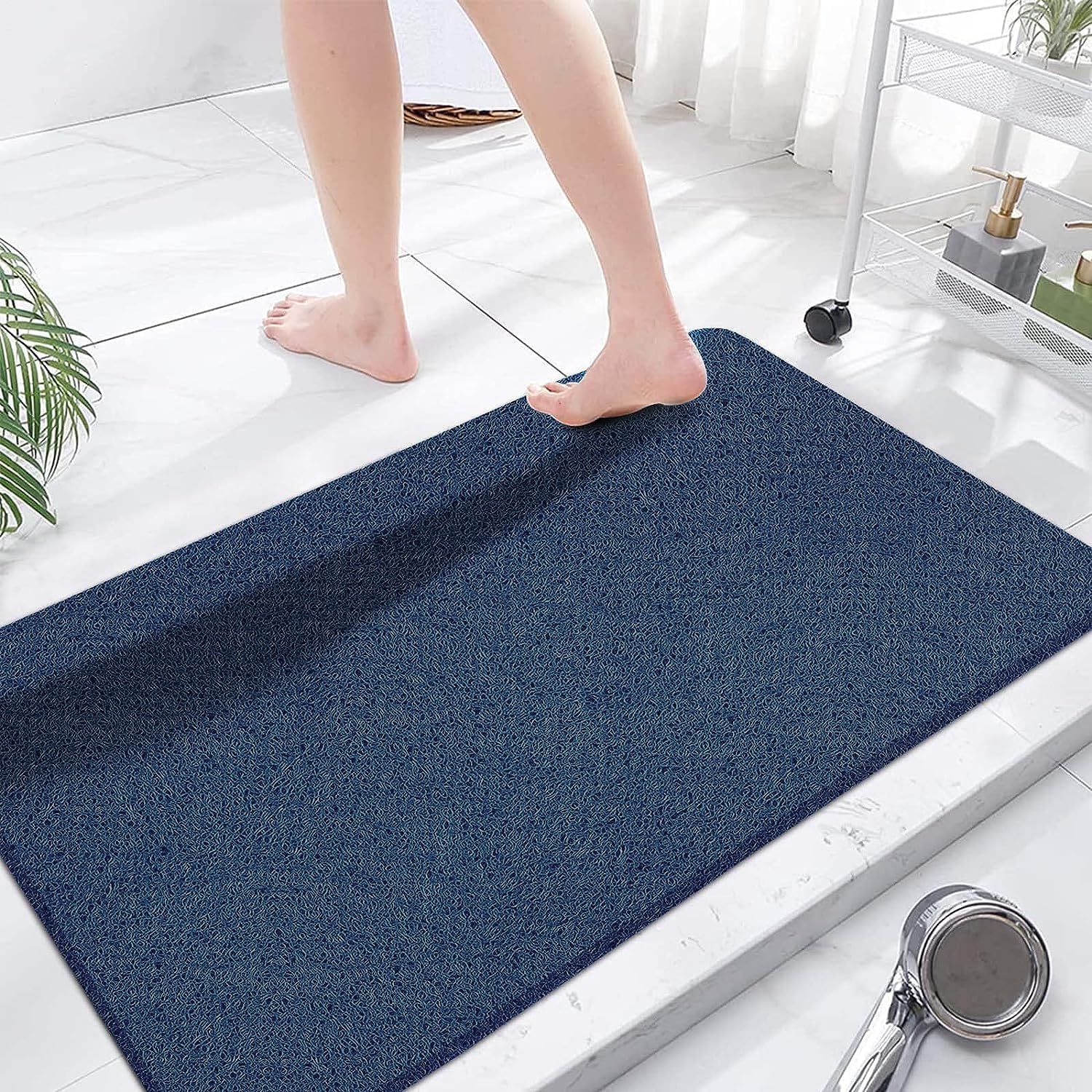 Amazon.com: Tiamo TPE Non-Slip Shower and Bath Mat,35.4"*23.6" Large Shower Stall Mat with ...
