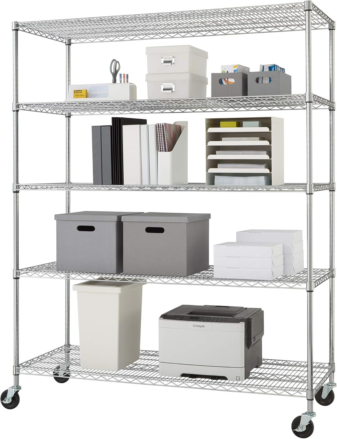 Amazon.com - TRINITY EcoStorage Heavy Duty 5-Tier Adjustable Wire ...