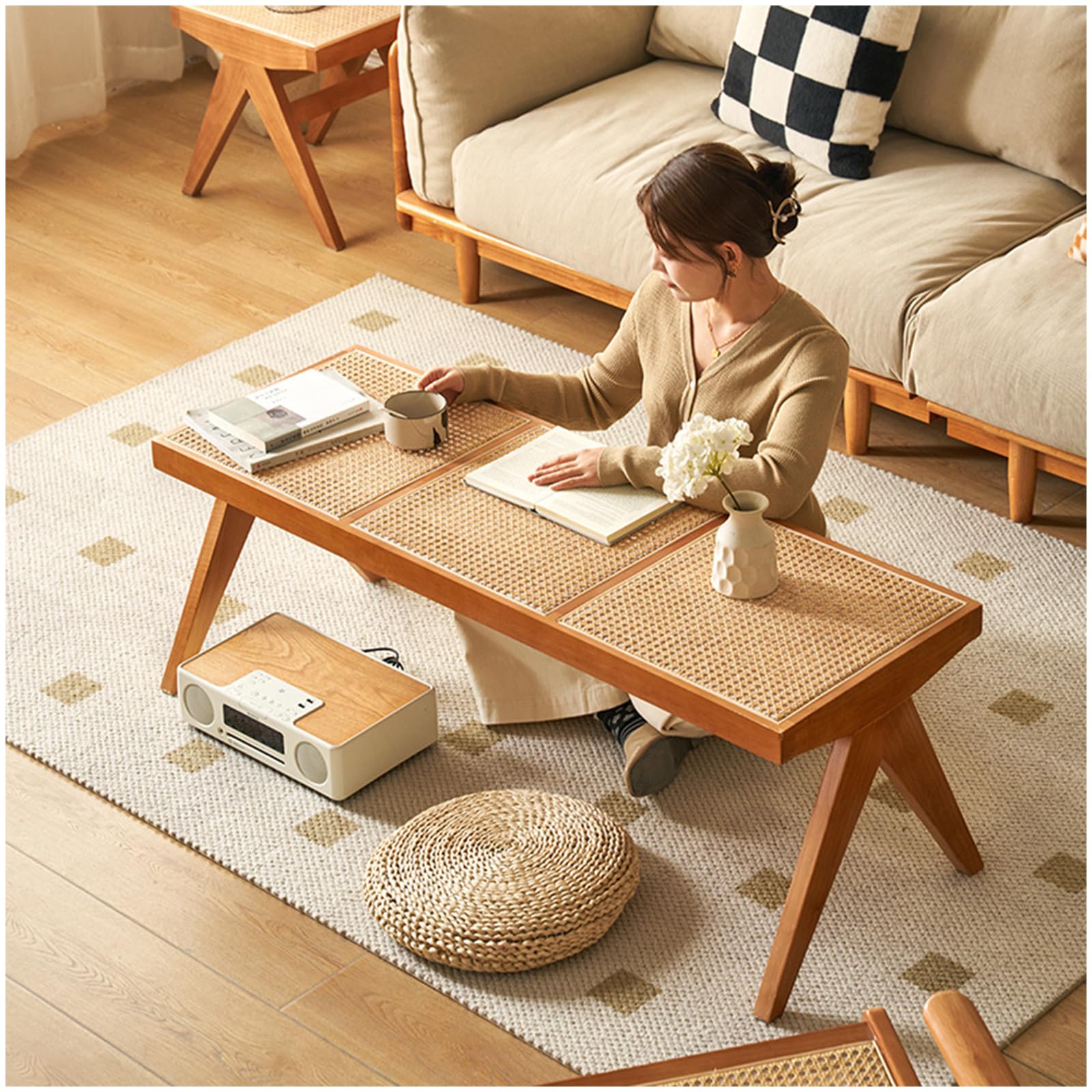Japanese Inspired Living Rooms Rustic