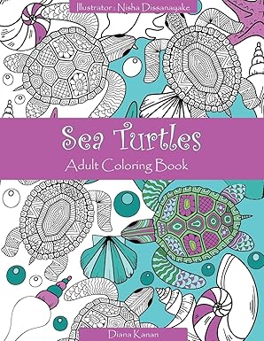 Amazon.com: Sea Turtles: Adult Coloring Book: 9781735261638: Kanan ...