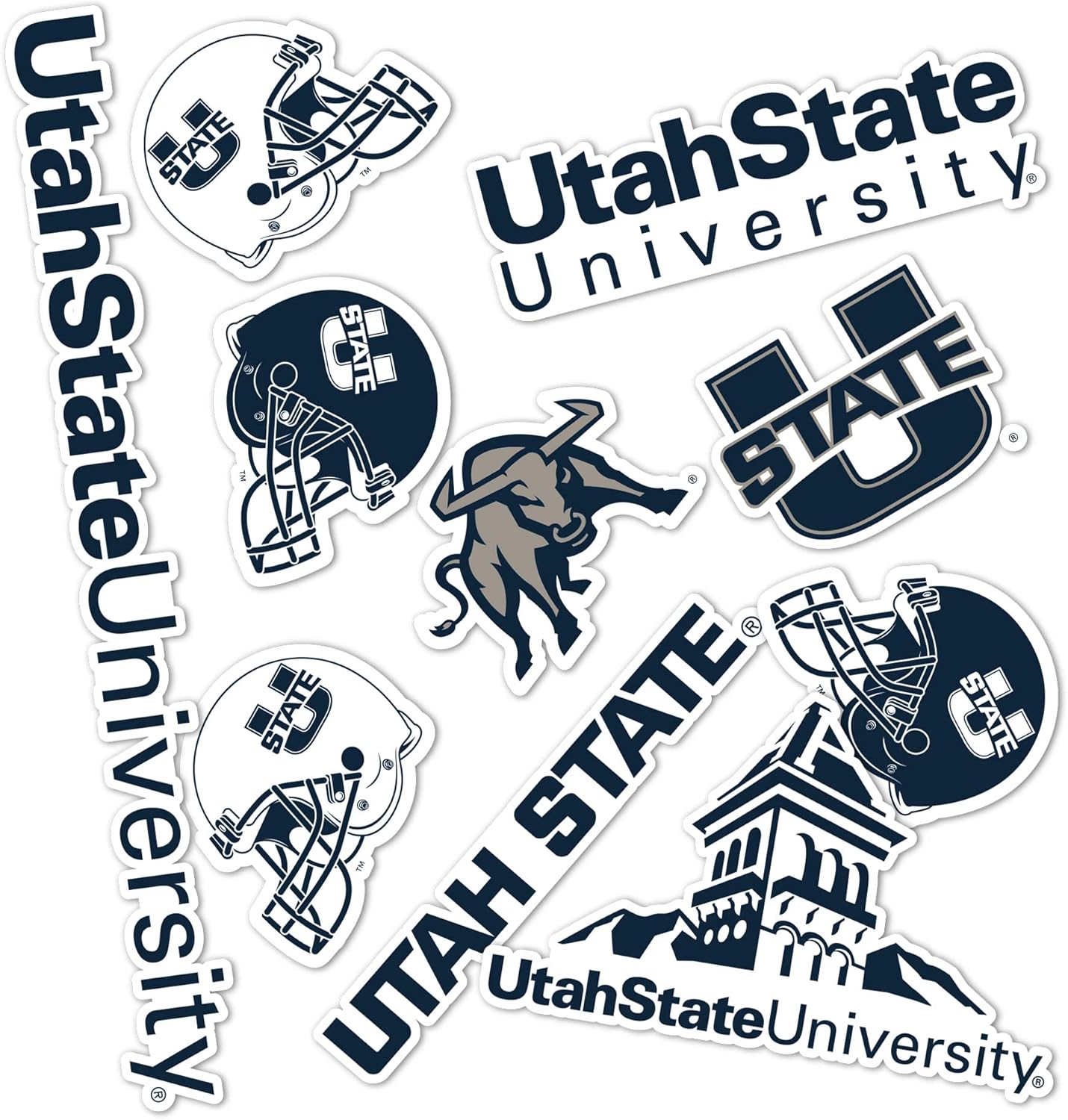 Amazon.com: Desert Cactus Utah State University Sticker USU Aggies ...