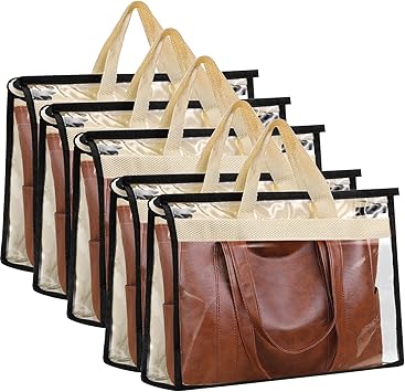Amazon.com: COSBAY 5 Pack Dust Bags for Handbags, Purse Dust Bags for ...
