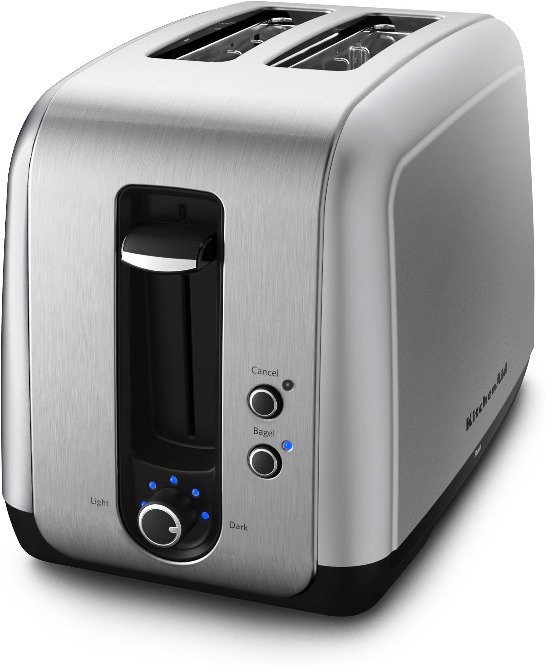 Amazon.com: KitchenAid KMT211CU 2-Slice Toaster, Countour Silver: Home ...