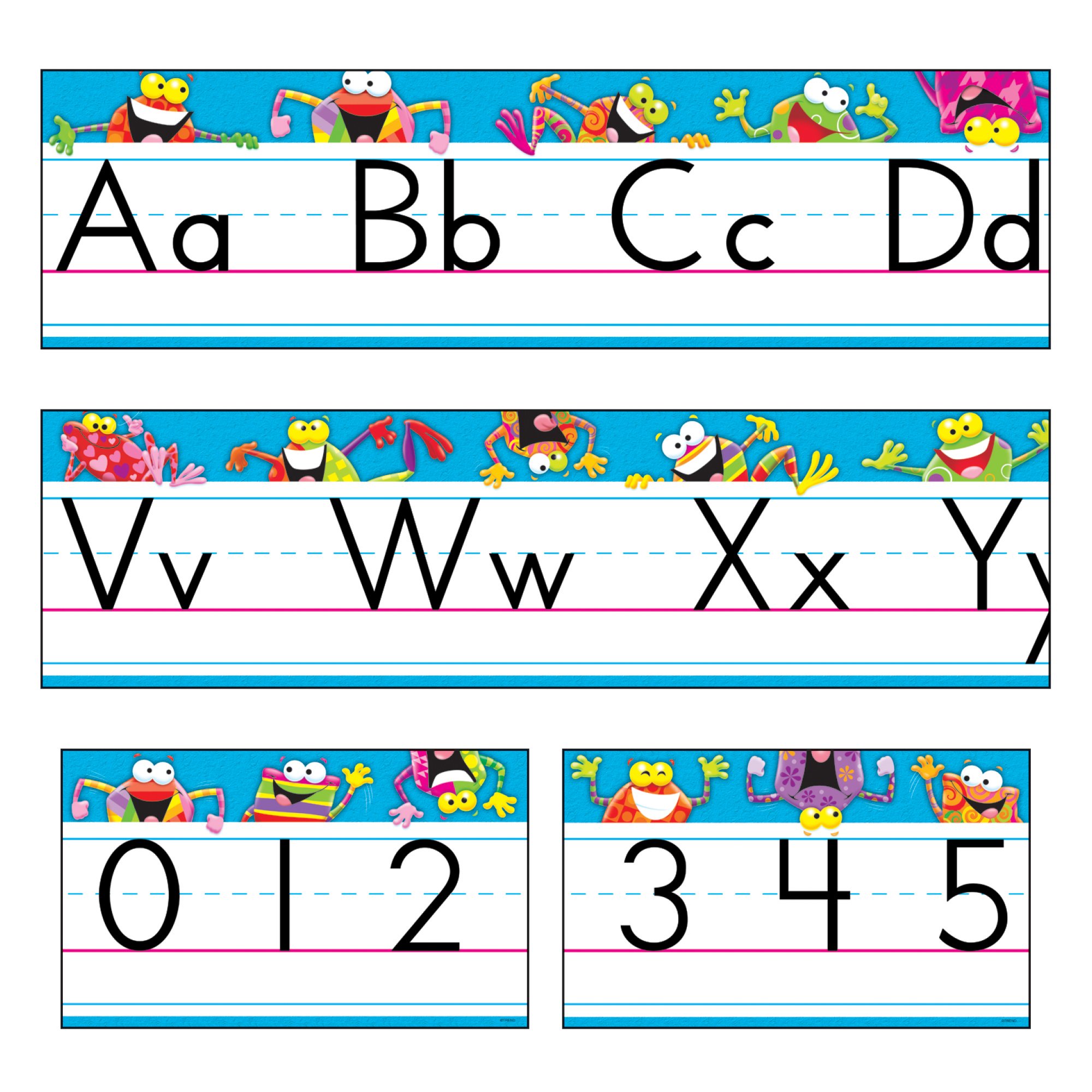 Amazon.com: Frog Tastic Alphabet Line Standard Manuscript Letter ...