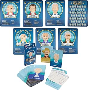Amazon.com: U.S. Presidents Posters and Flash Cards Bundle - 45 ...