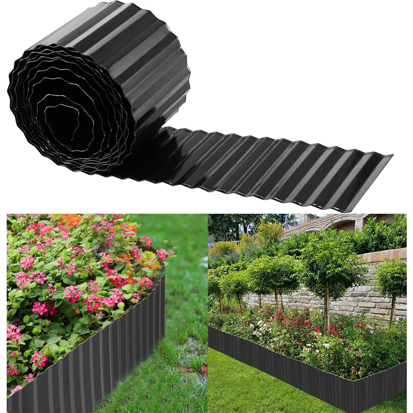 Landscaping Metal Edging For Fence Woodside Hanworth Metal Garden