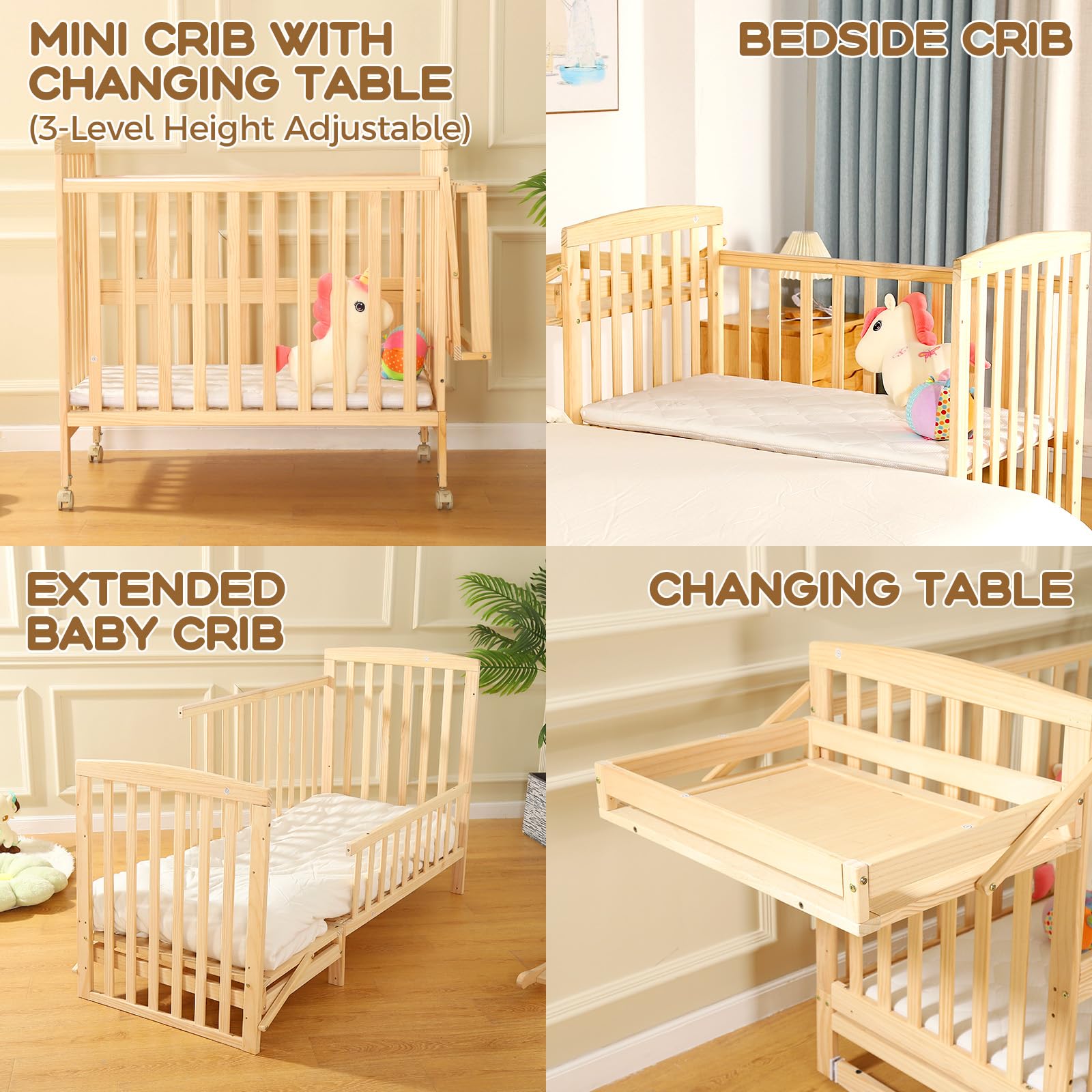 Baby Cribs With Changing Table