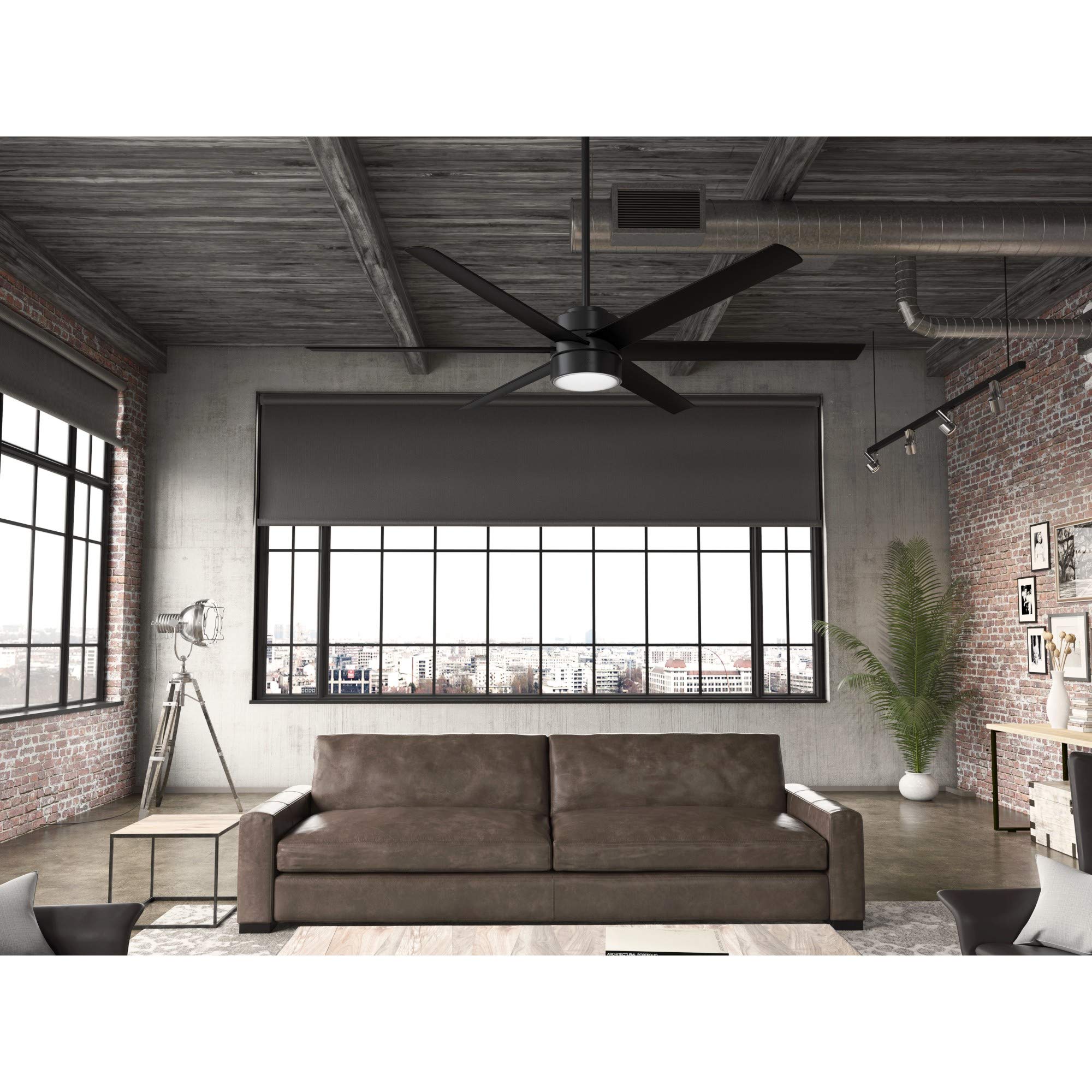 Hunter Fan Solaria Indoor/Outdoor Ceiling Fan with LED Light and Remote ...