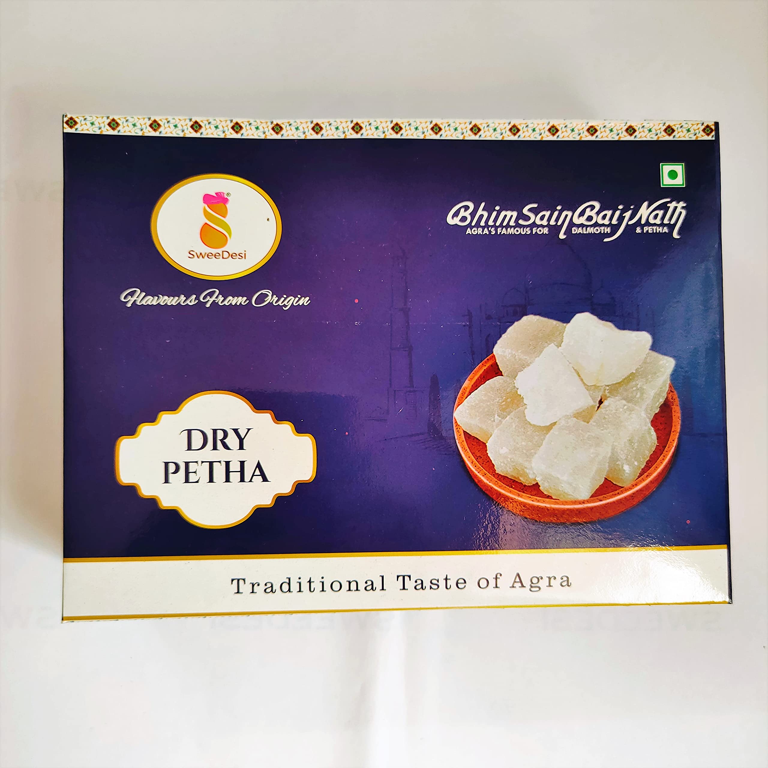 The Original Agra Petha 12 Pcs/Pack | Indian Sweets | Mithai (Sada ...