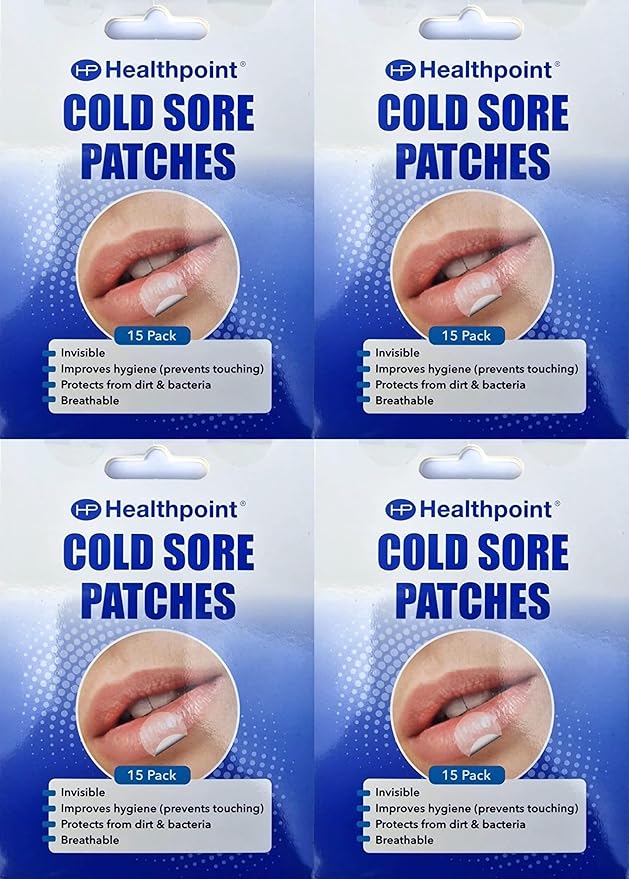 Happy Bees Bundle Healthpoint Invisible Cold Sore 15 Patches 4 Pack ...