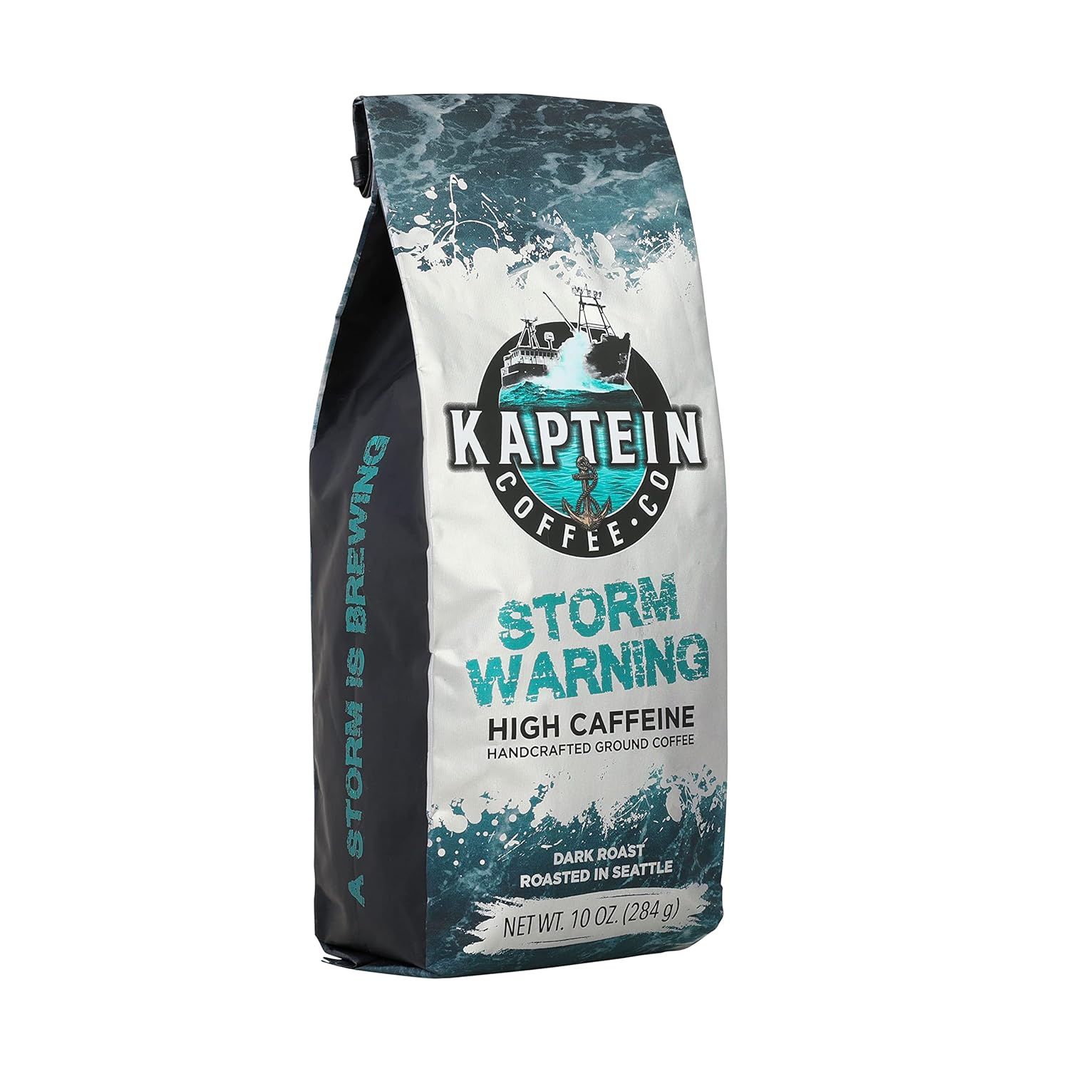 Amazon.com : Kaptein Coffee-High Caffeine-Storm Warning-Best Tasting ...