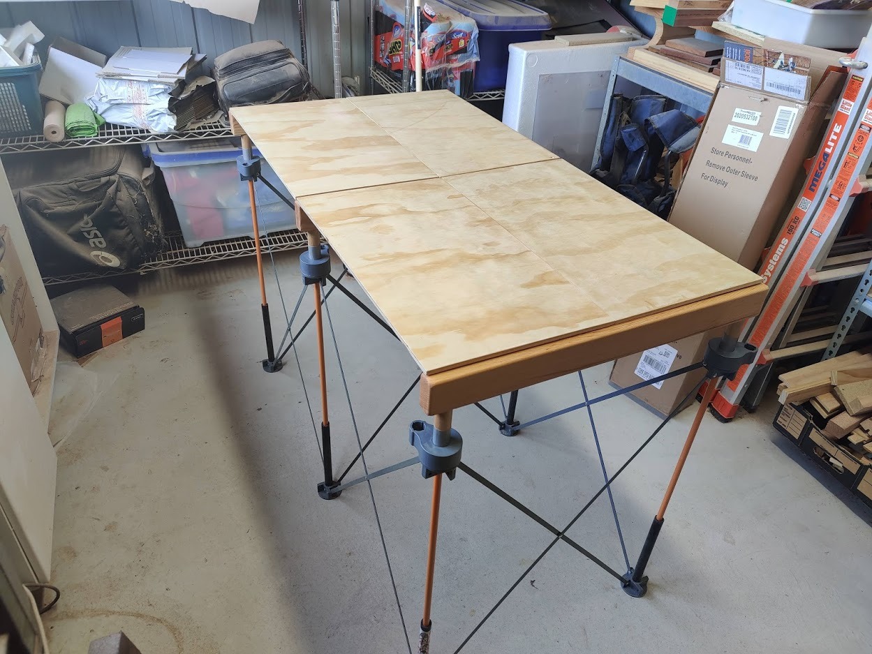 Bora Centipede 2x4 Feet Work Stand and Portable Table | Sawhorse ...