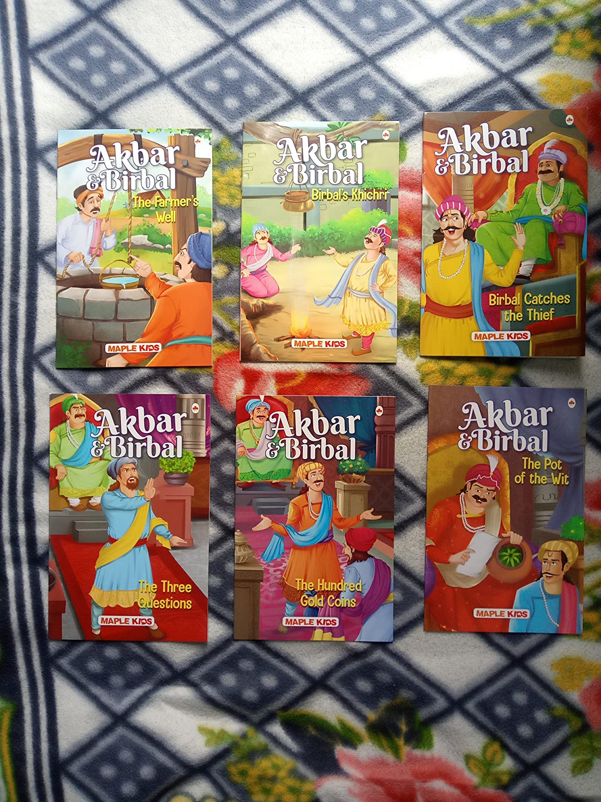 Akbar and Birbal Stories (Set of 6 Books) (Illustrated) - Story Book ...