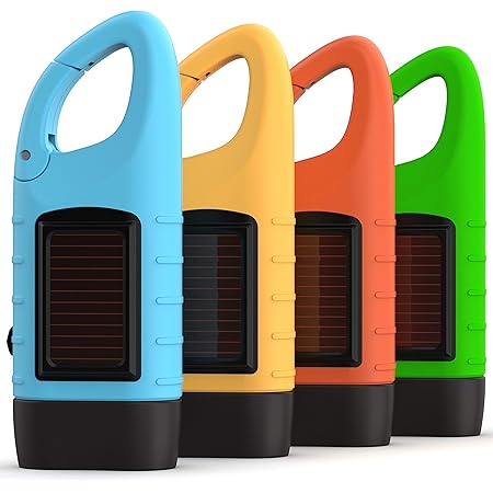 XTorch Led Rechargeable Flashlight, Portable Solar Charger - Camping ...