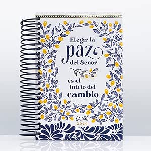 Agenda anillado Pechi 2026: Elegir la paz del Señor : Amazon.com.mx ...