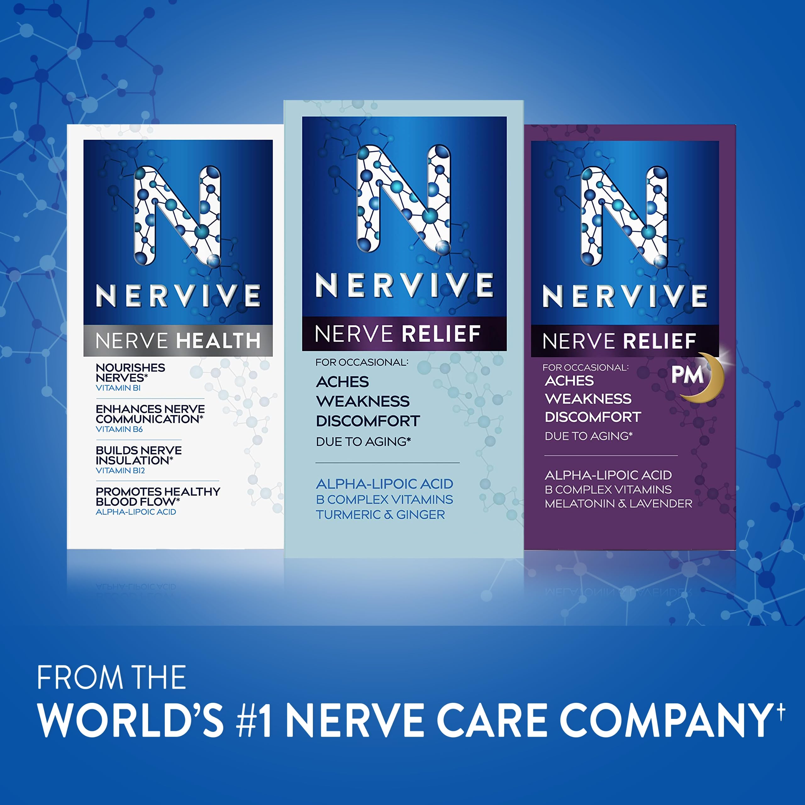 Nervive Nerve Relief Tablets, Alpha Lipoic Acid, Vitamin, 51% OFF