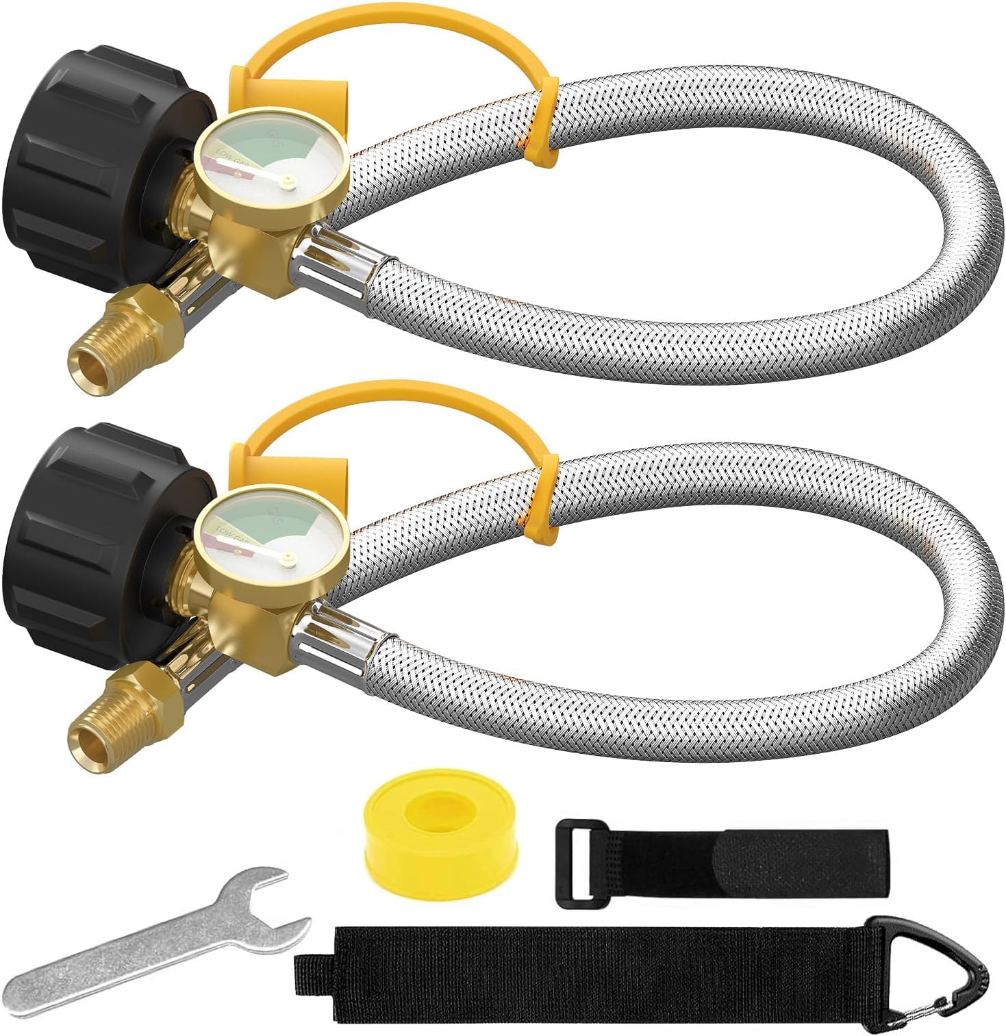 Amazon.com : GasGear RV Propane Hose - 12” Gas Propane Tank Hose ...
