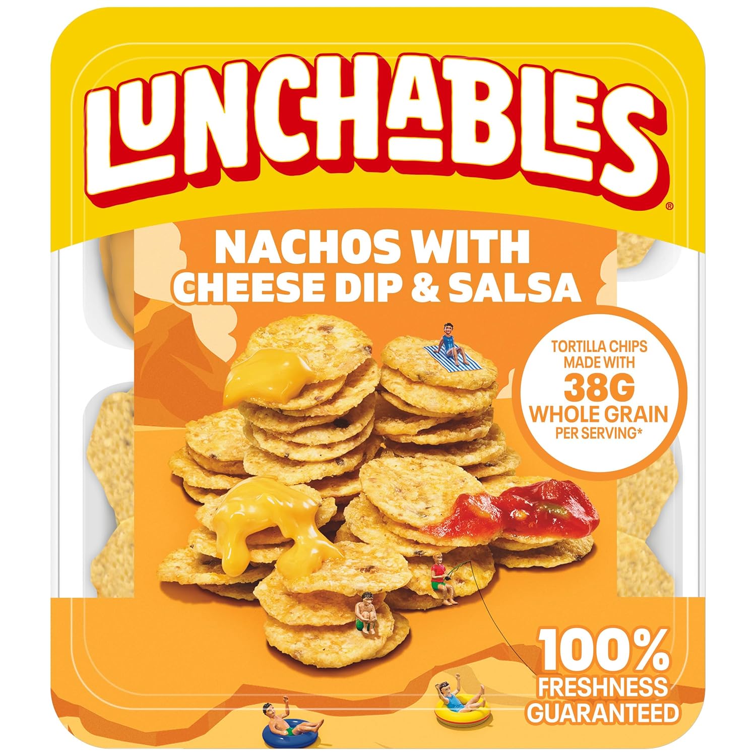 Amazon.com: Lunchables Kit de salsa y salsa de queso Nachos, bandeja de 4.4 onzas : Comida ...