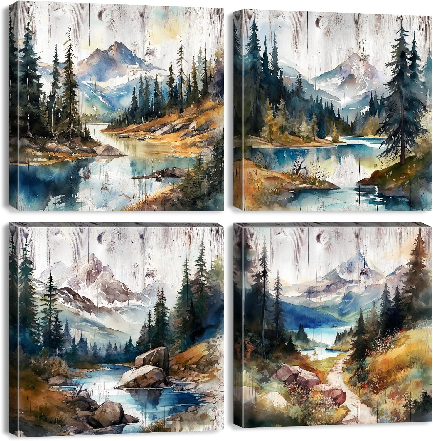 Amazon.com: Vintage Nature Posters National Park Mountain Wall Art for ...