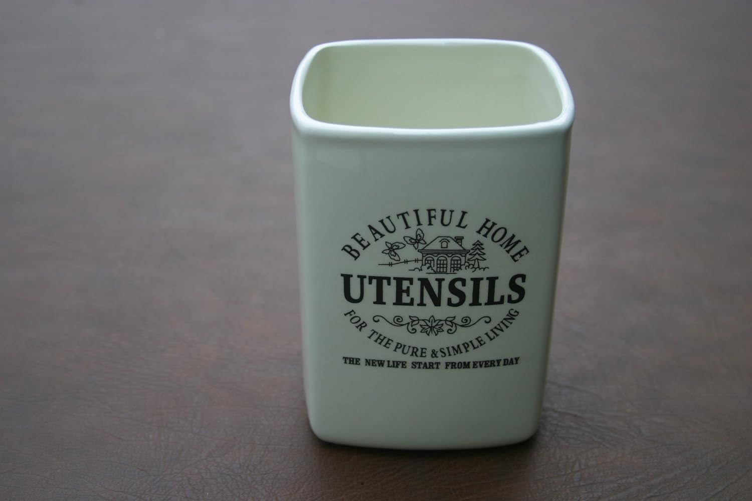 Amazon.com: BEAUTIFUL HOME CERAMIC UTENSILS JAR : Home & Kitchen